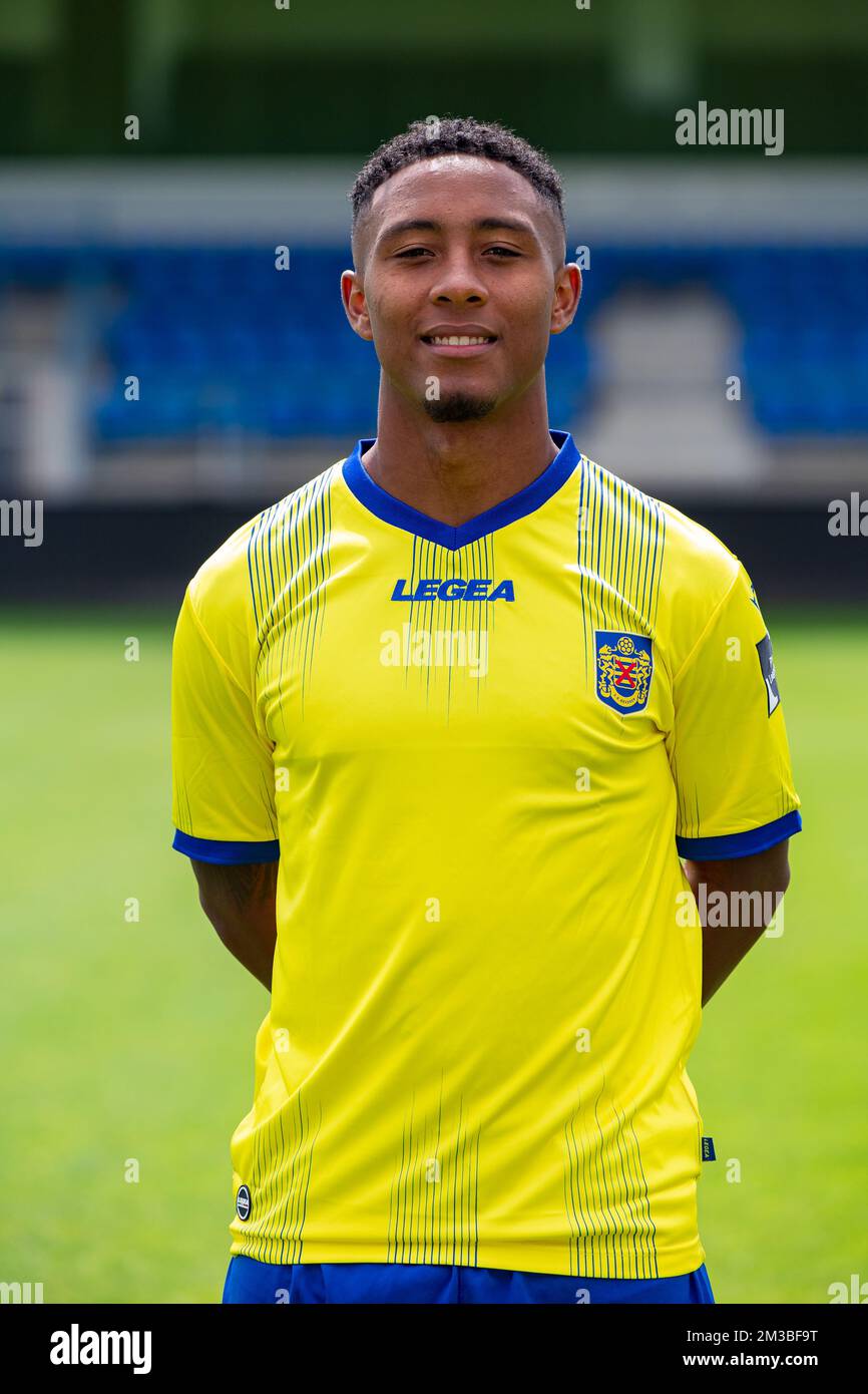Beveren's Lucas Ribeiro Costa poses for photographer at the 2022-2023 ...