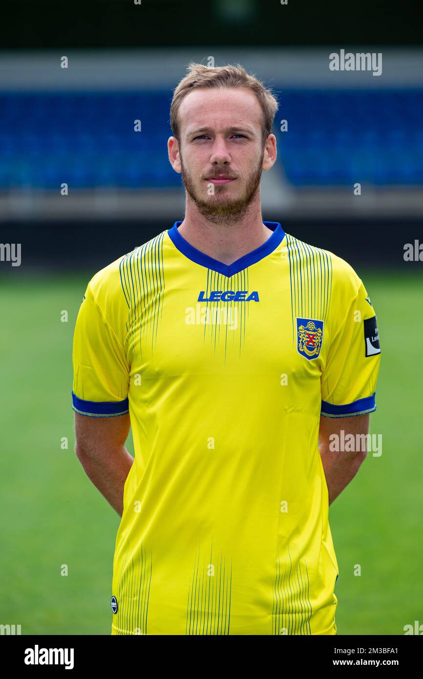 Beveren's Alexander Corryn poses for photographer at the 2022-2023 ...