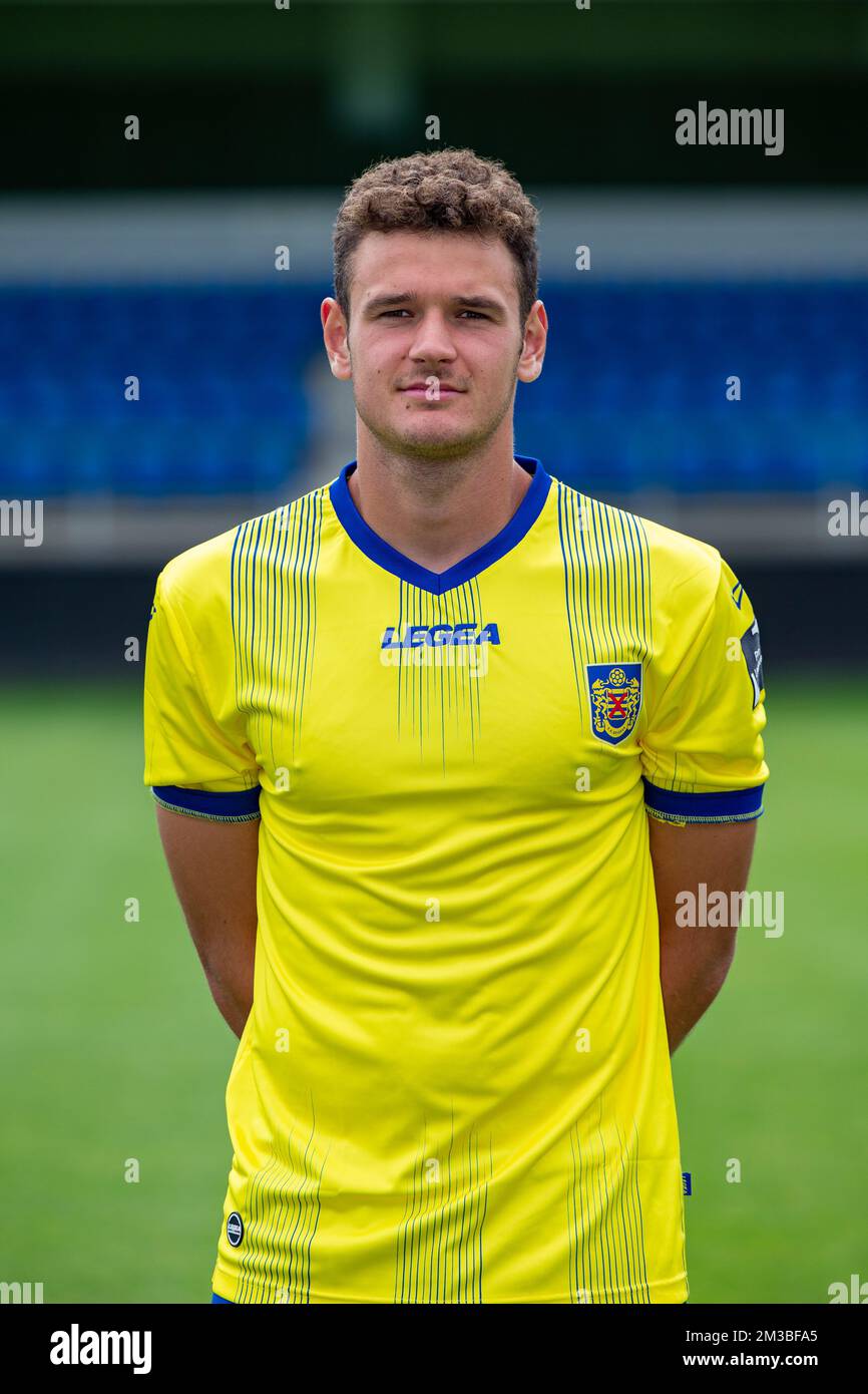 Beveren's Louis Verstraete poses for photographer at the 2022-2023 ...