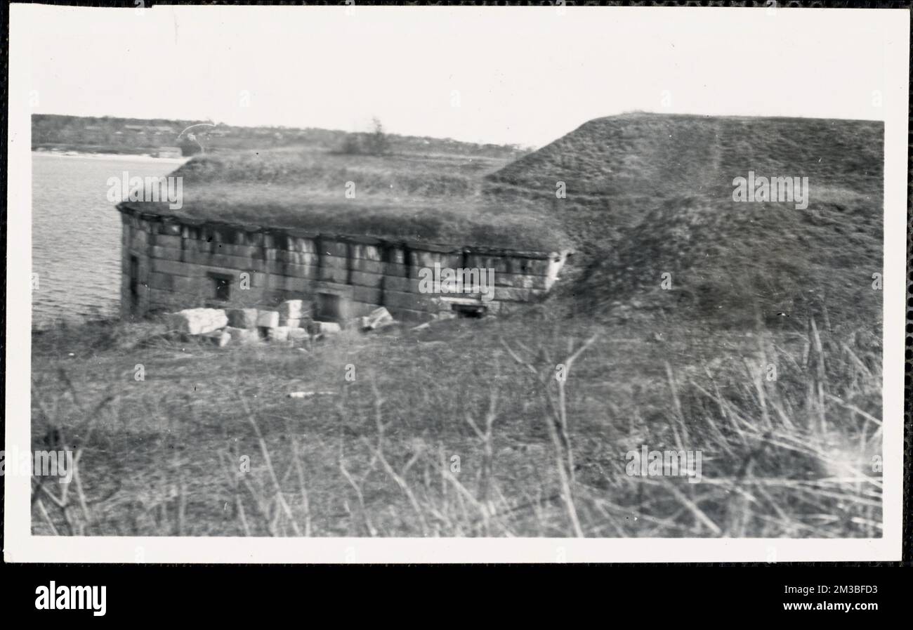 House Island, Portland Harbor, One of the Bulwarks, Fort Scammel ...