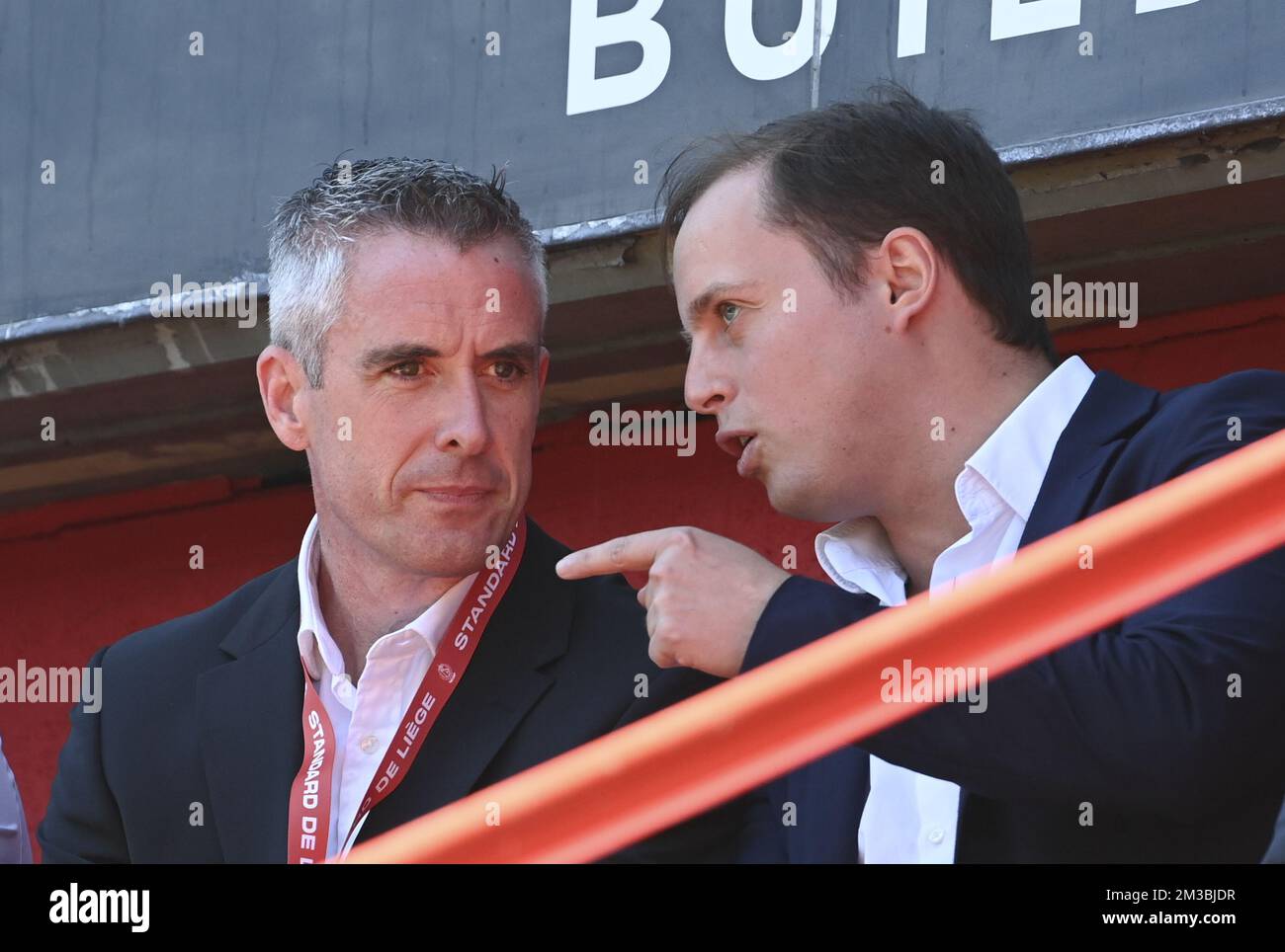 Standard's sports manager Fergal Harkin and Standard's new CEO Pierre ...