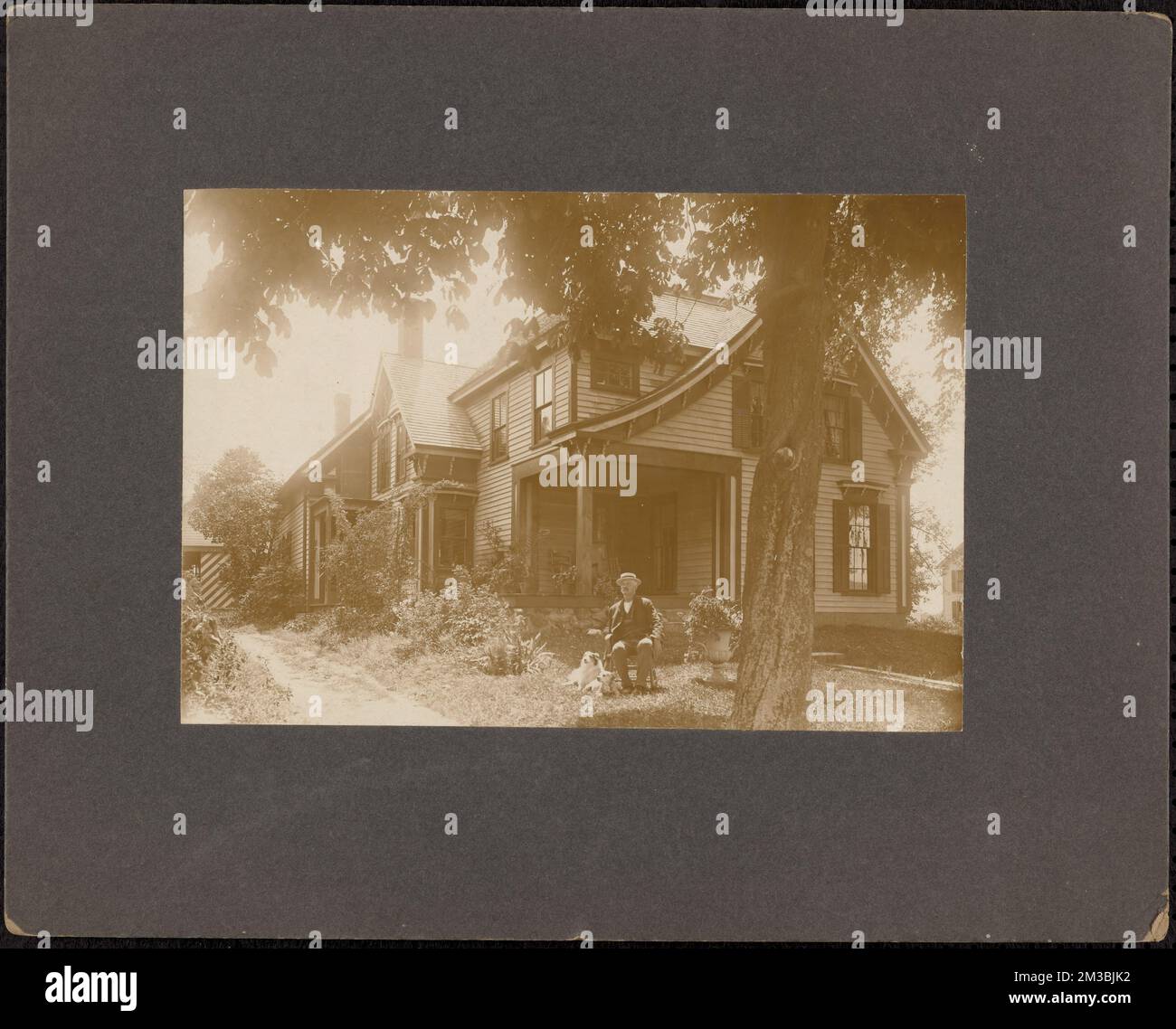 House photo with owner Mr. Roswell Frail , Houses, Crow-stepped gables ...