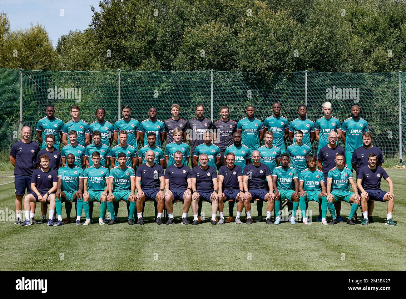 Back row: Virton's Souleymane Souley Anne, Arne Cassaert, Aimery Pinga ...