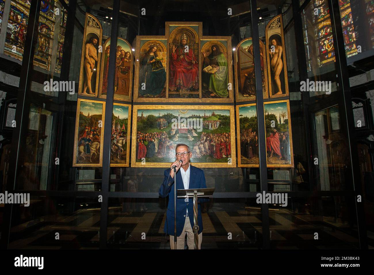 Ludo Collin pictured during a press conference on the third and last ...