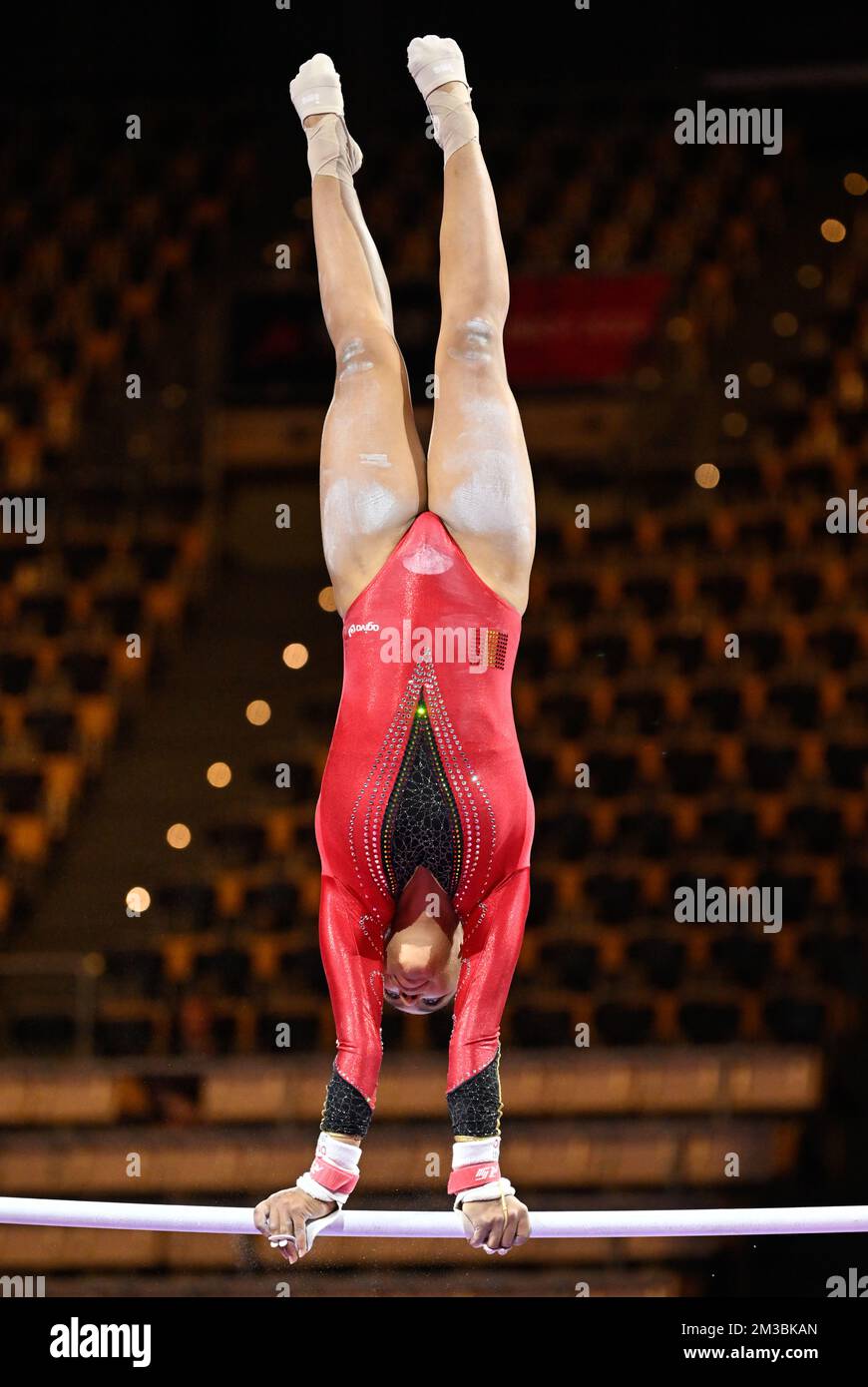 Belgian gymnast Jutta Verkest pictured during a training session ahead ...