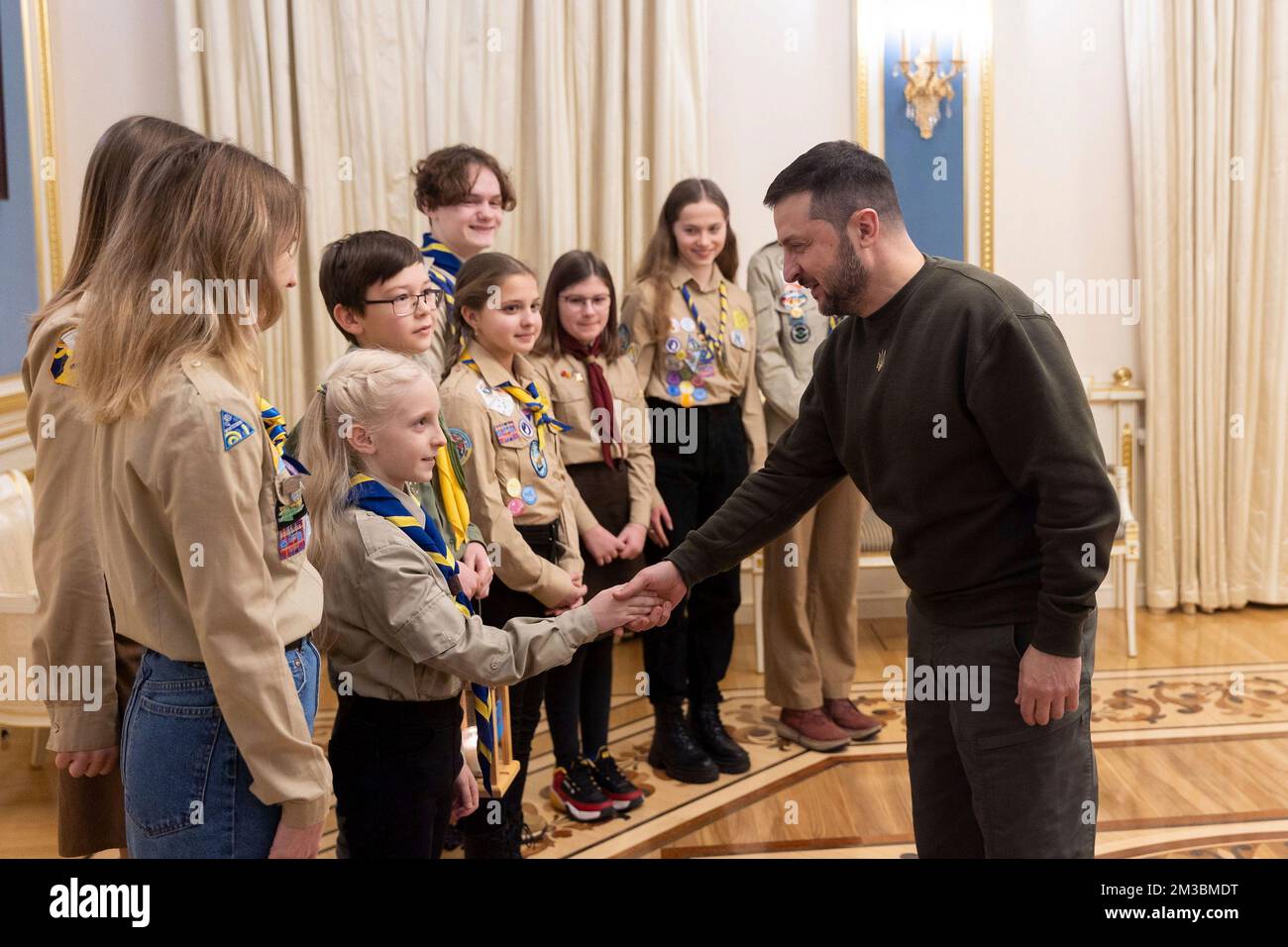 Kyiv, Ukraine. 14th Dec, 2022. Ukrainian President Volodymyr Zelenskyy ...