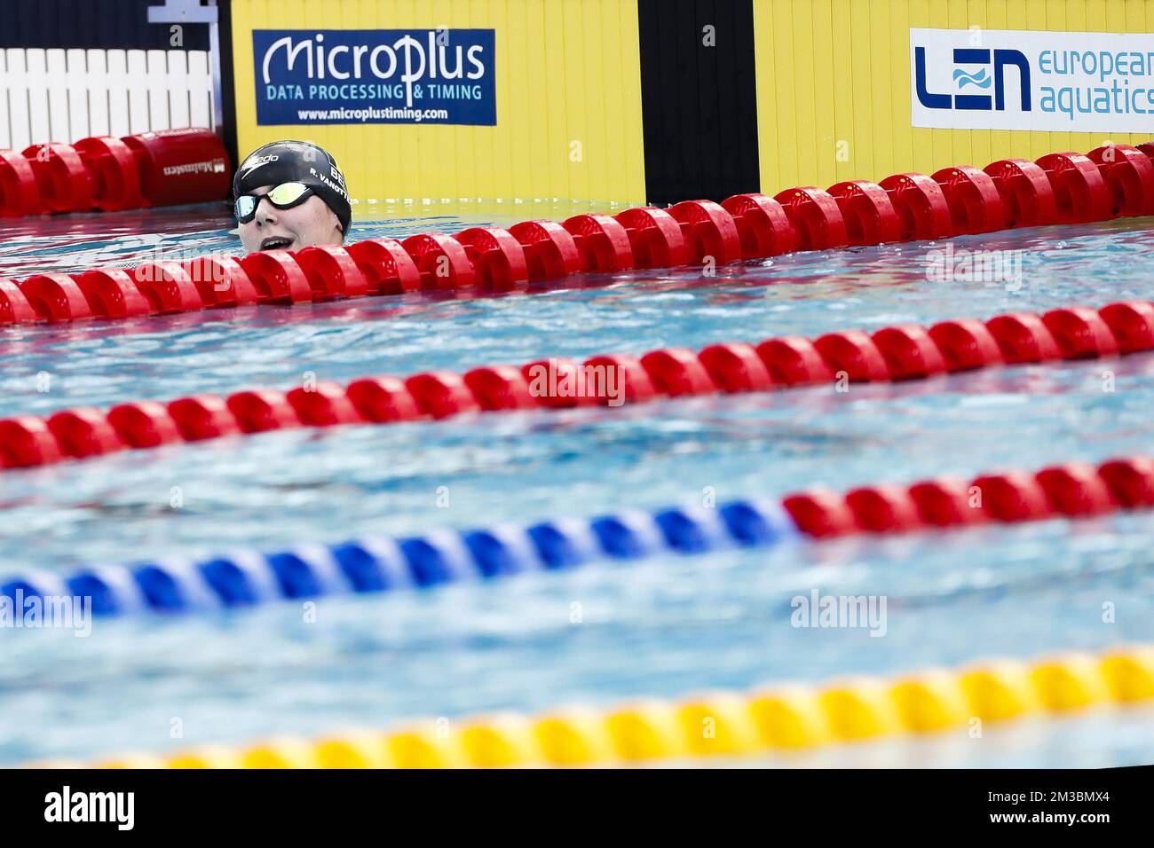 Belgian Roos Vanotterdijk pictured after the women's 50m butterfly at ...