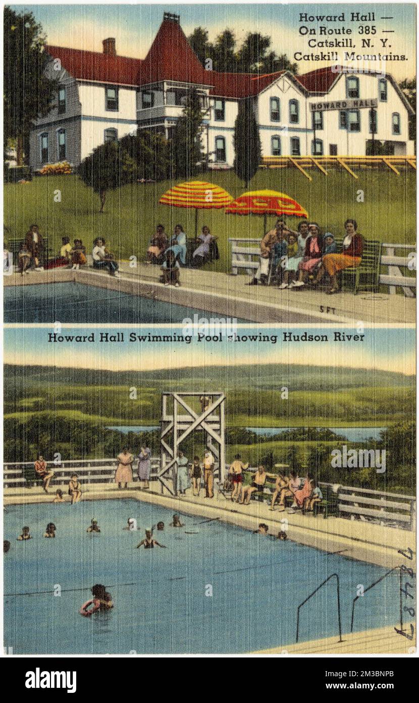 Howard Hall -- On Route 385 -- Catskill, N. Y., Catskill Mountains ...