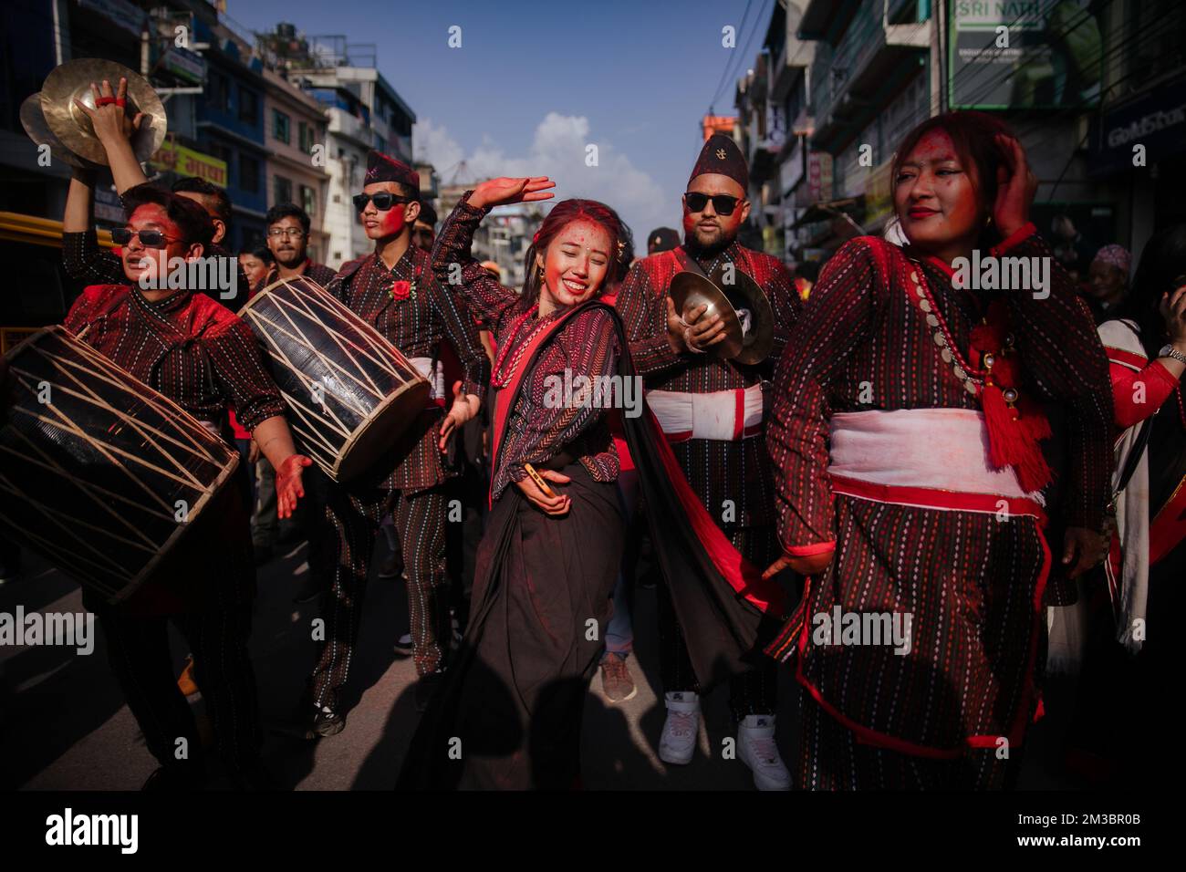 Traditional newari attire hi-res stock photography and images - Alamy