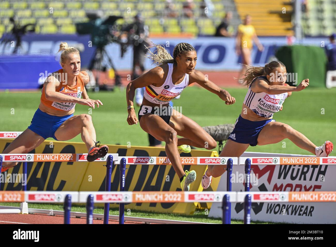 Dutch Anouk Vetter, Belgian Nafissatou Nafi Thiam and French Leonie ...