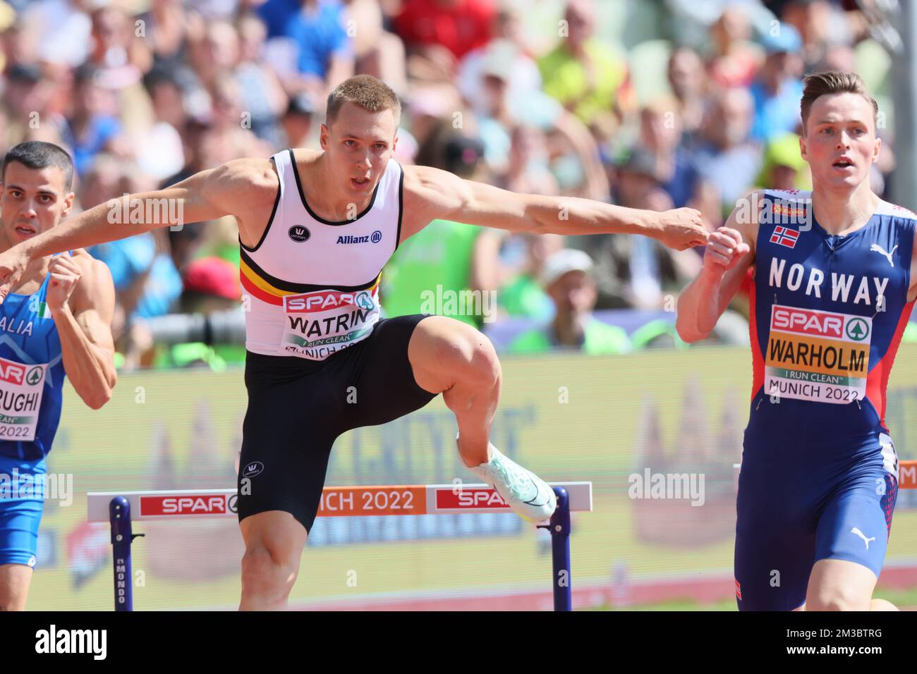 Belgian Julien Watrin pictured in action during the semi-finals of the ...