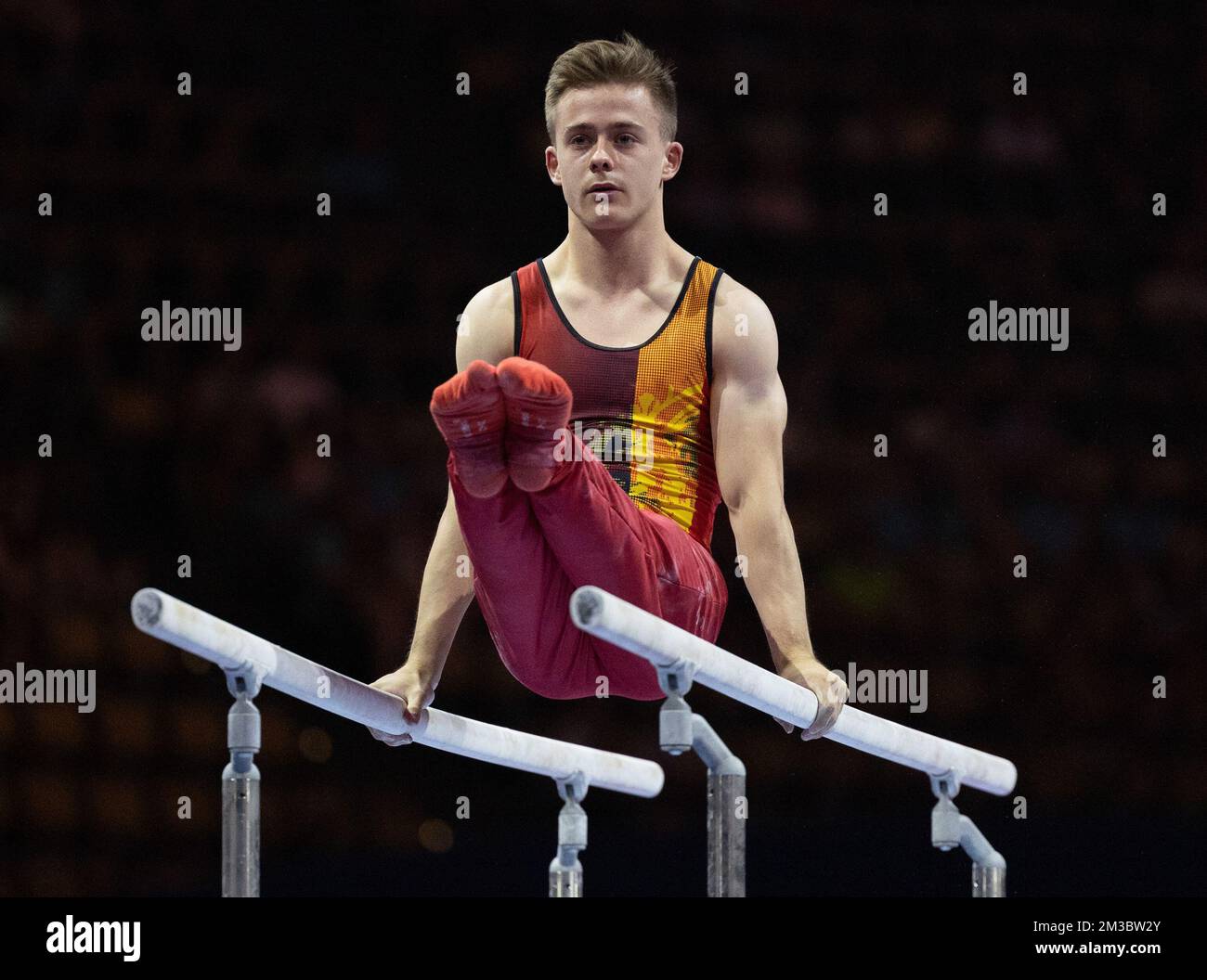 Belgian Nicola Cuyle pictured in action during the qualifications for ...