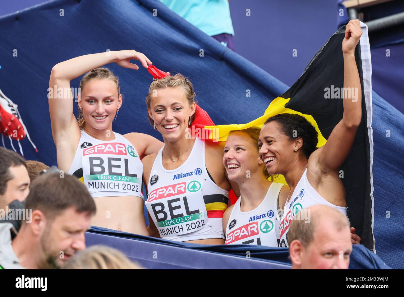Belgian Rani Vincke , Belgian Rani Rosius, Belgian Elise Mehuys and ...