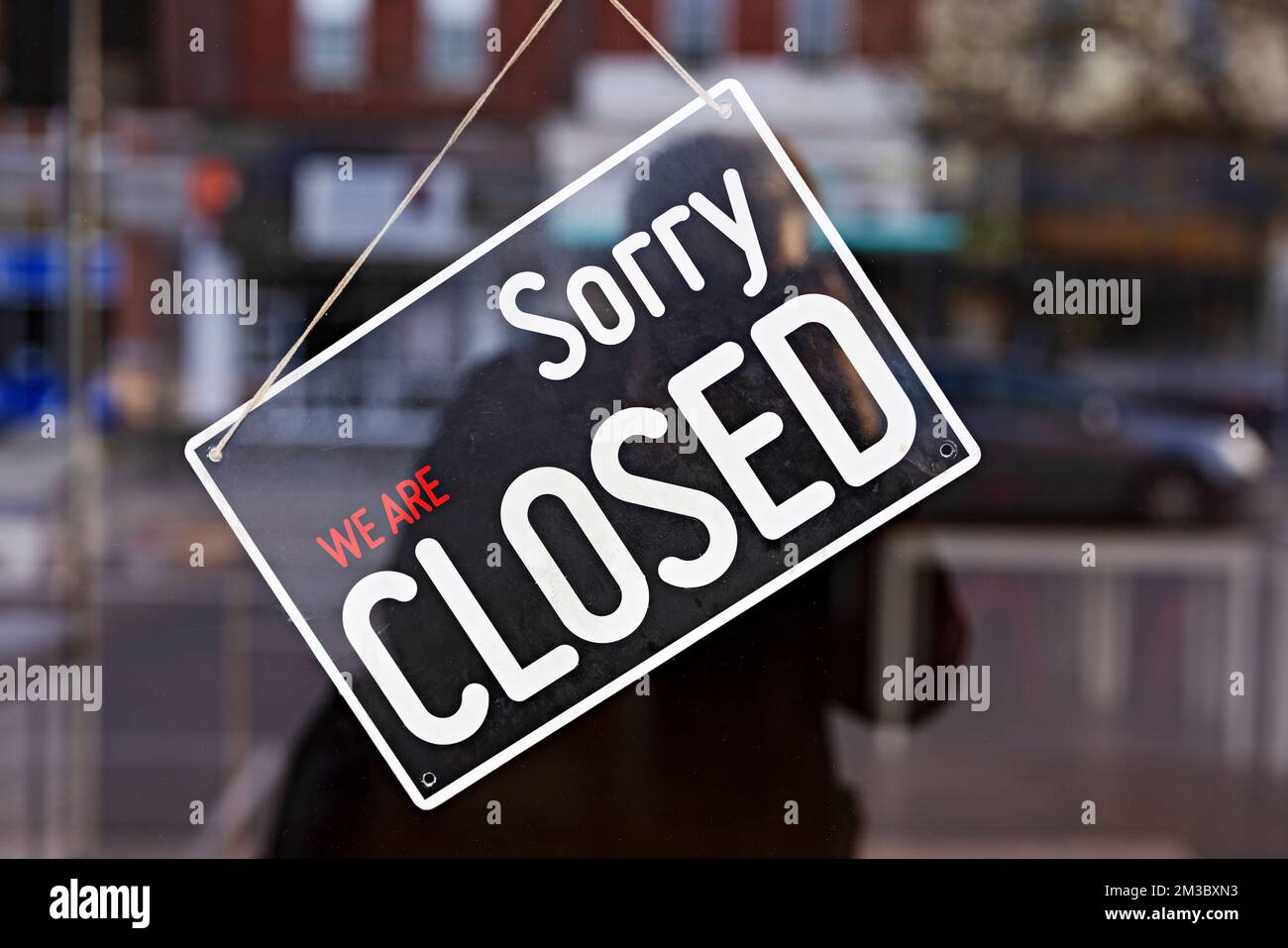Ballarat Australia / A Closed Sign on shop window during the Covid 19 ...