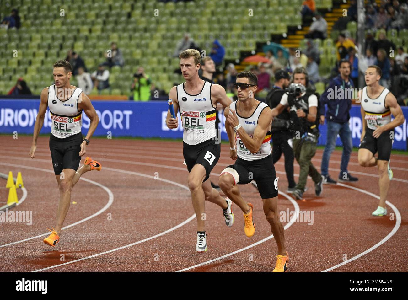 Belgian Dylan Borlee, Belgian Alexander Doom and Belgian Kevin Borlee ...