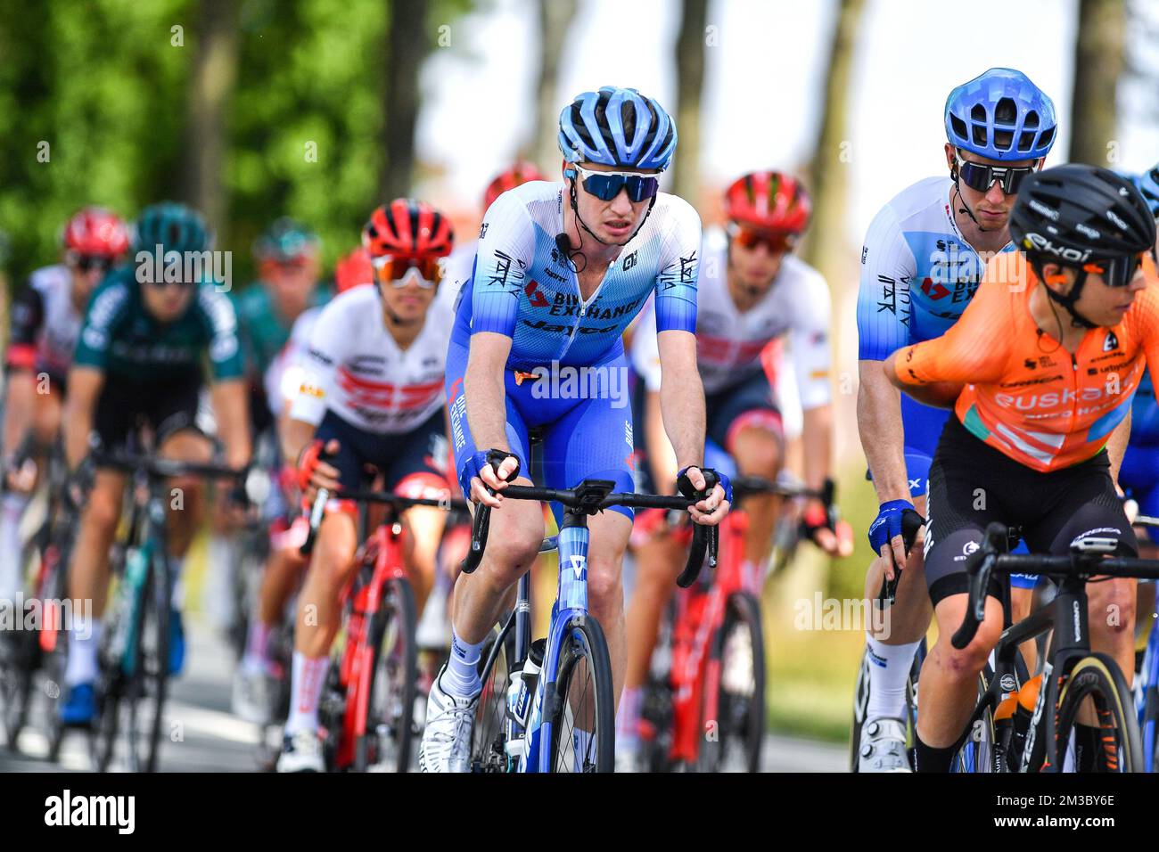 Australian Lucas Hamilton of BikeExchange-Jayco pictured in action ...