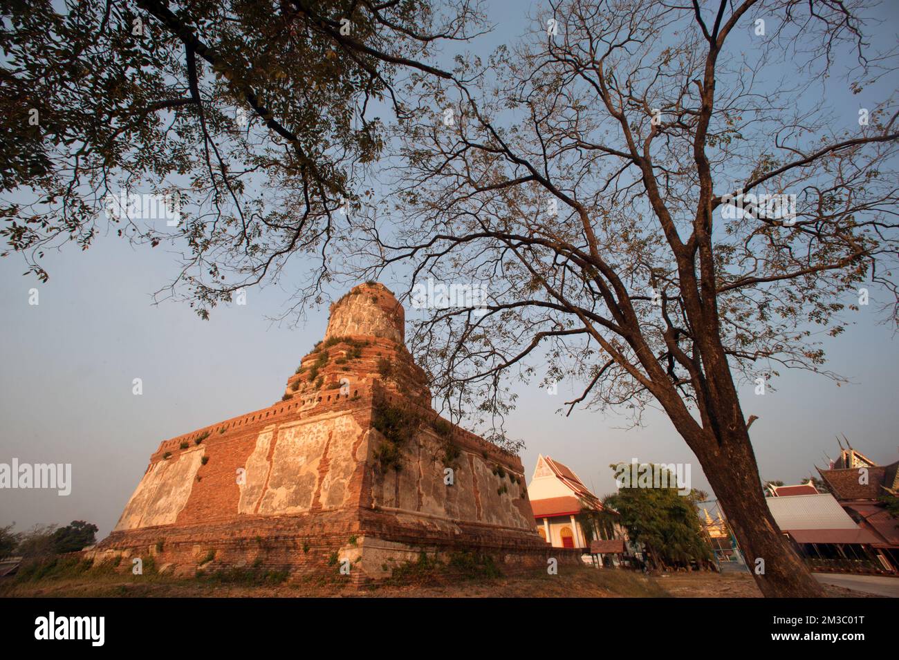 Ayothaya temple is located North of Old Town Ayutthaya city ...