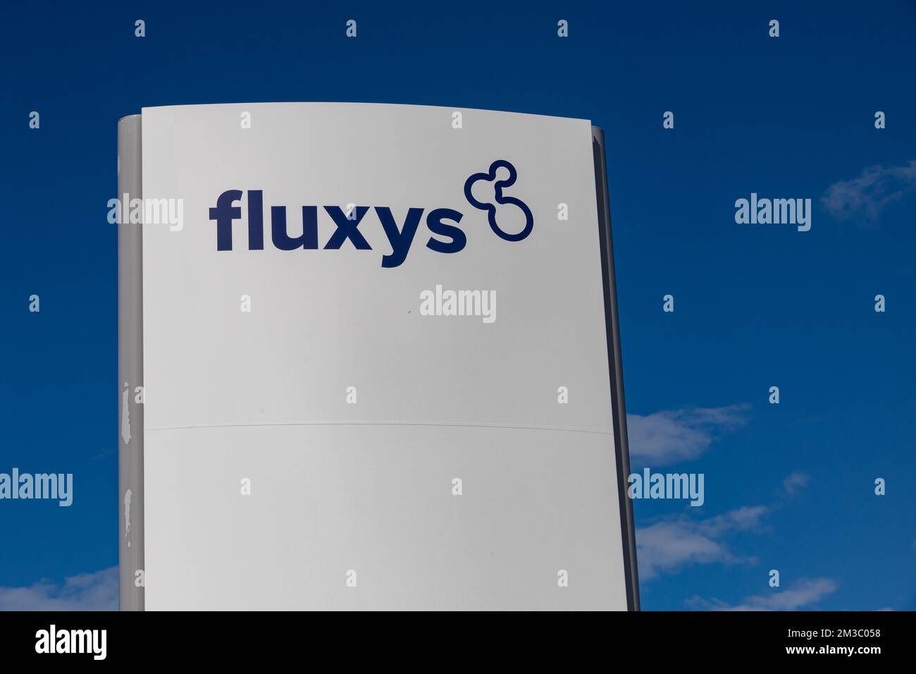 Illustration picture shows a visit to the Fluxys LNG-terminal ...