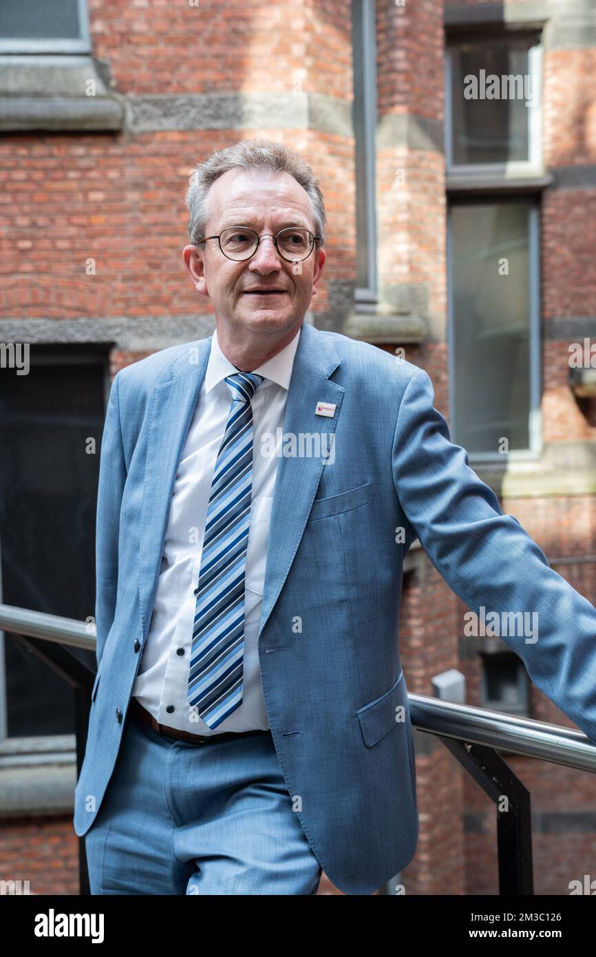Lieven Boeve, chairman of the Flemish Catholic education system poses ...