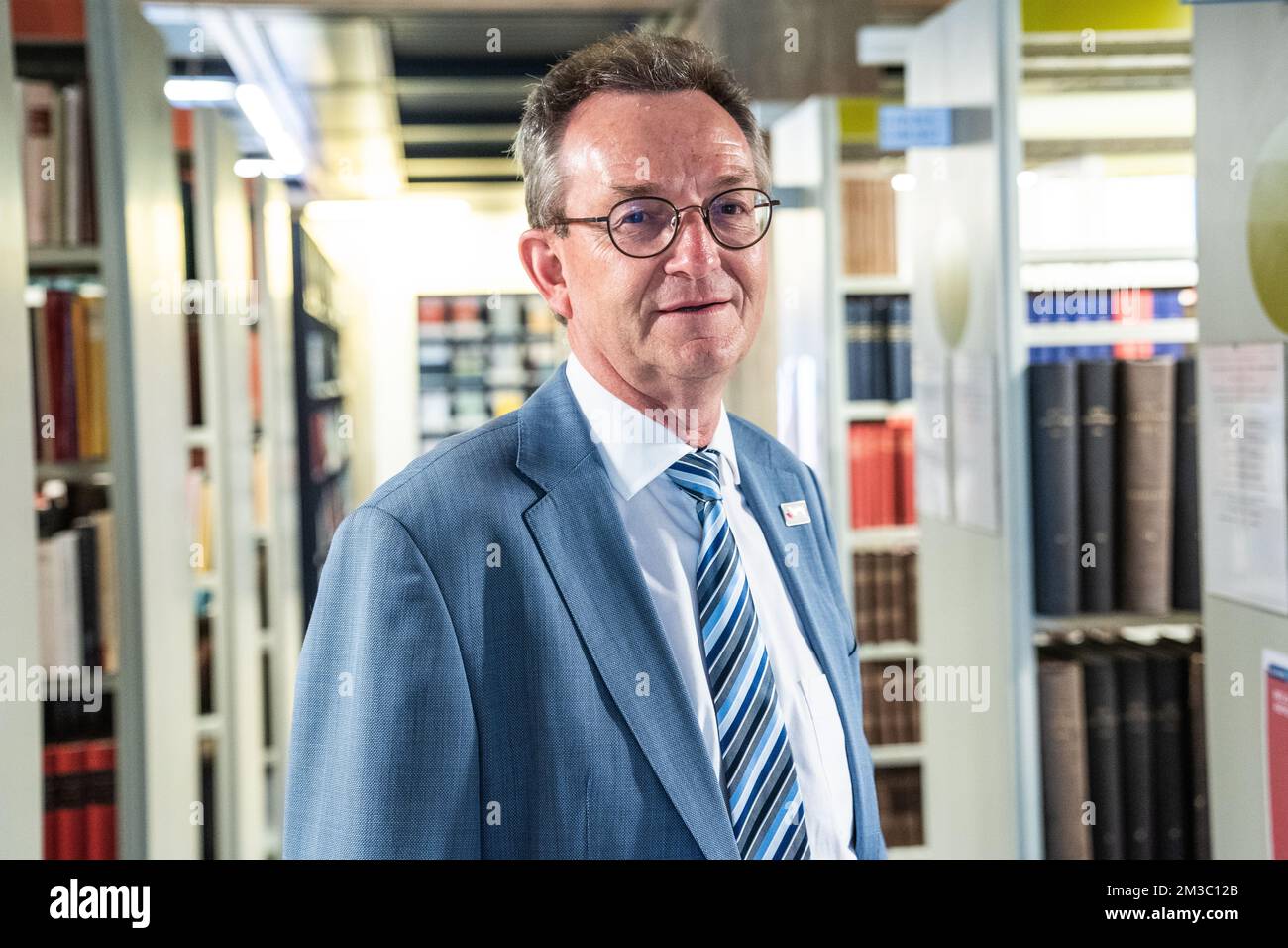 Lieven Boeve, chairman of the Flemish Catholic education system poses ...