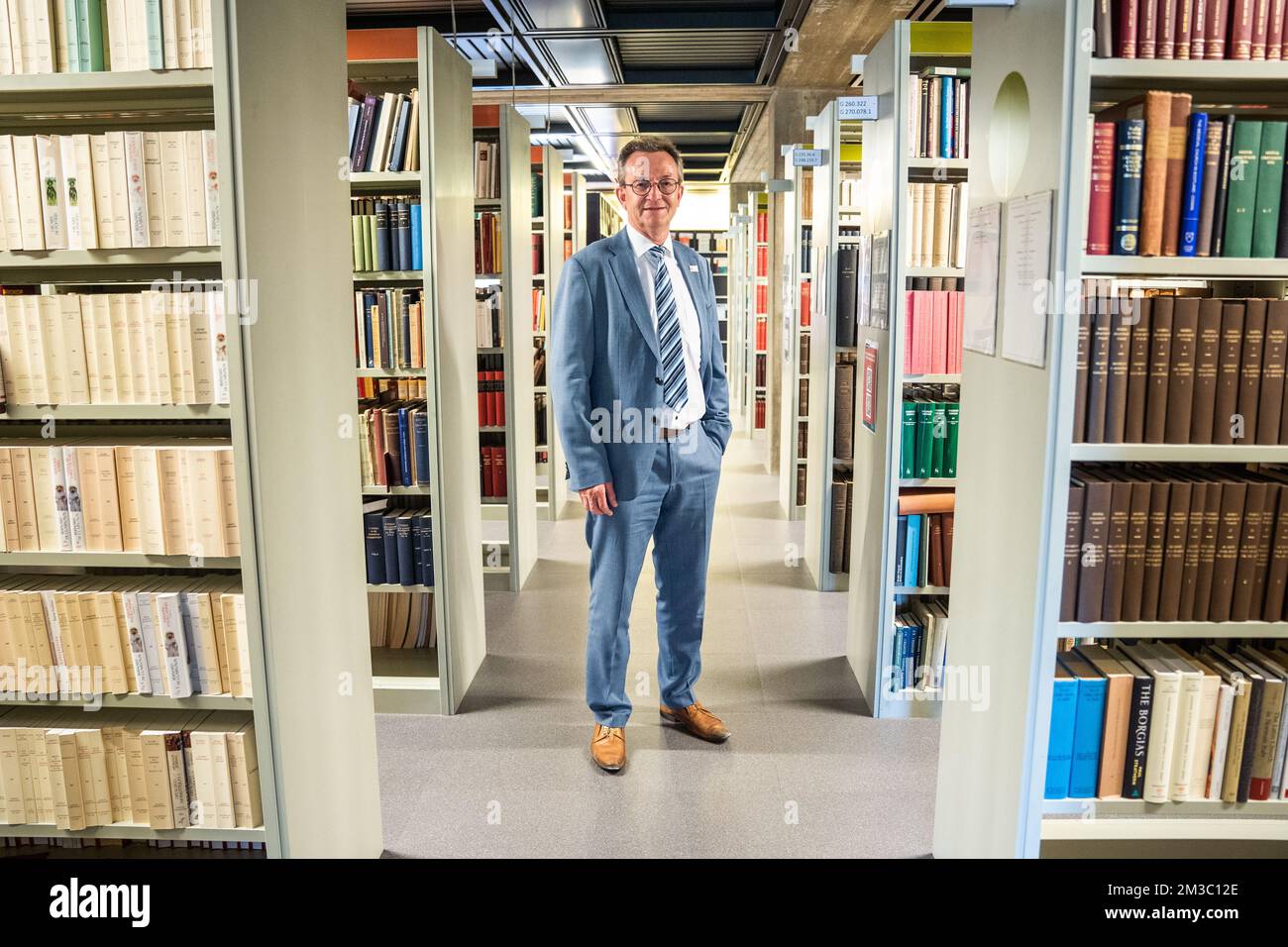 Lieven Boeve, chairman of the Flemish Catholic education system poses ...