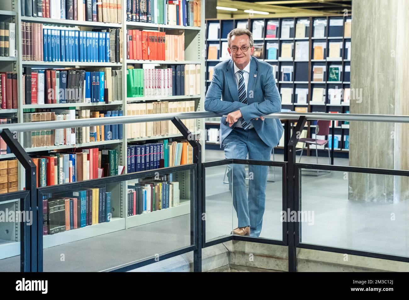 Lieven Boeve, chairman of the Flemish Catholic education system poses ...