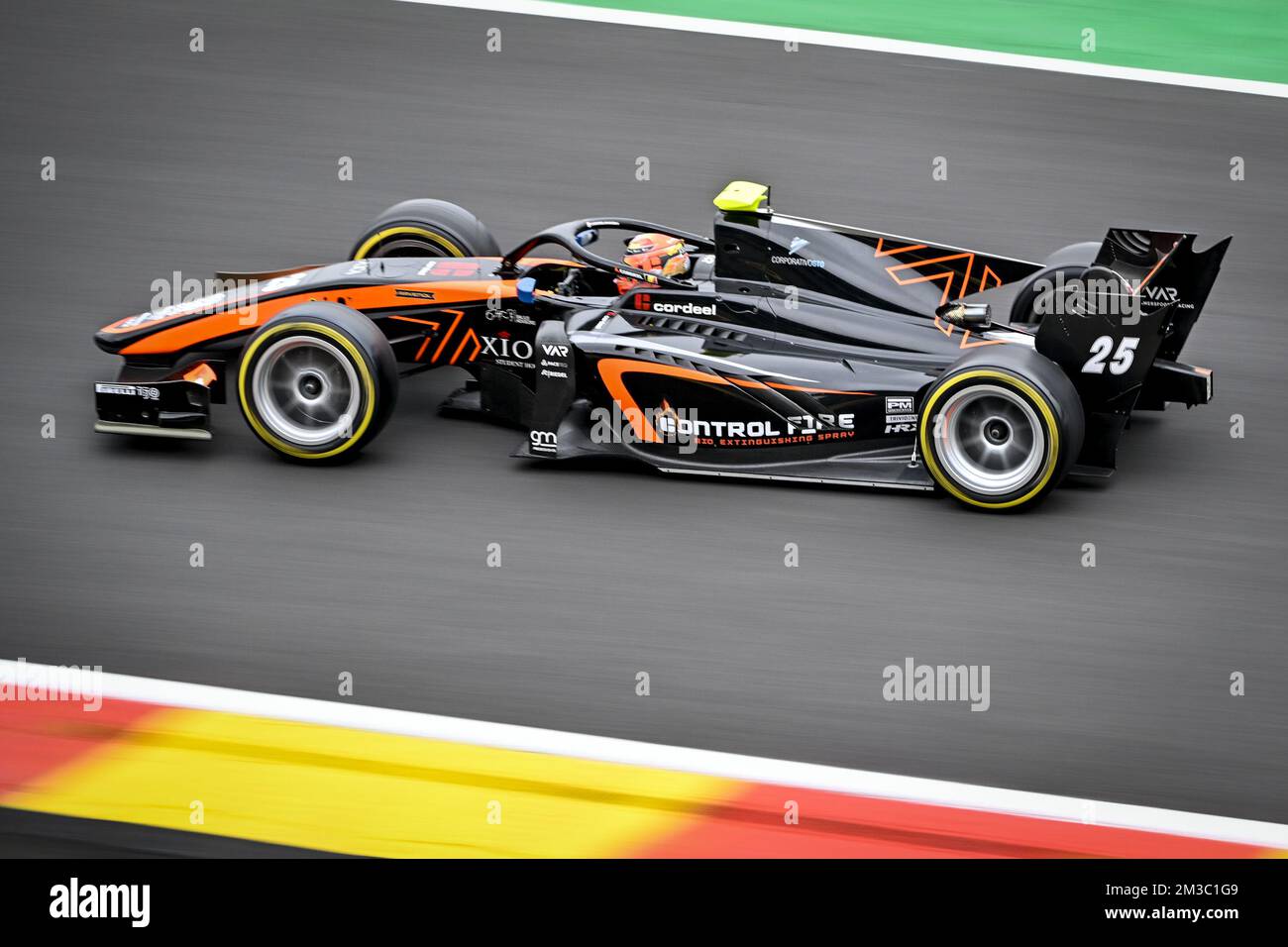 Belgian Amaury Cordeel pictured during a practice session at the Grand ...