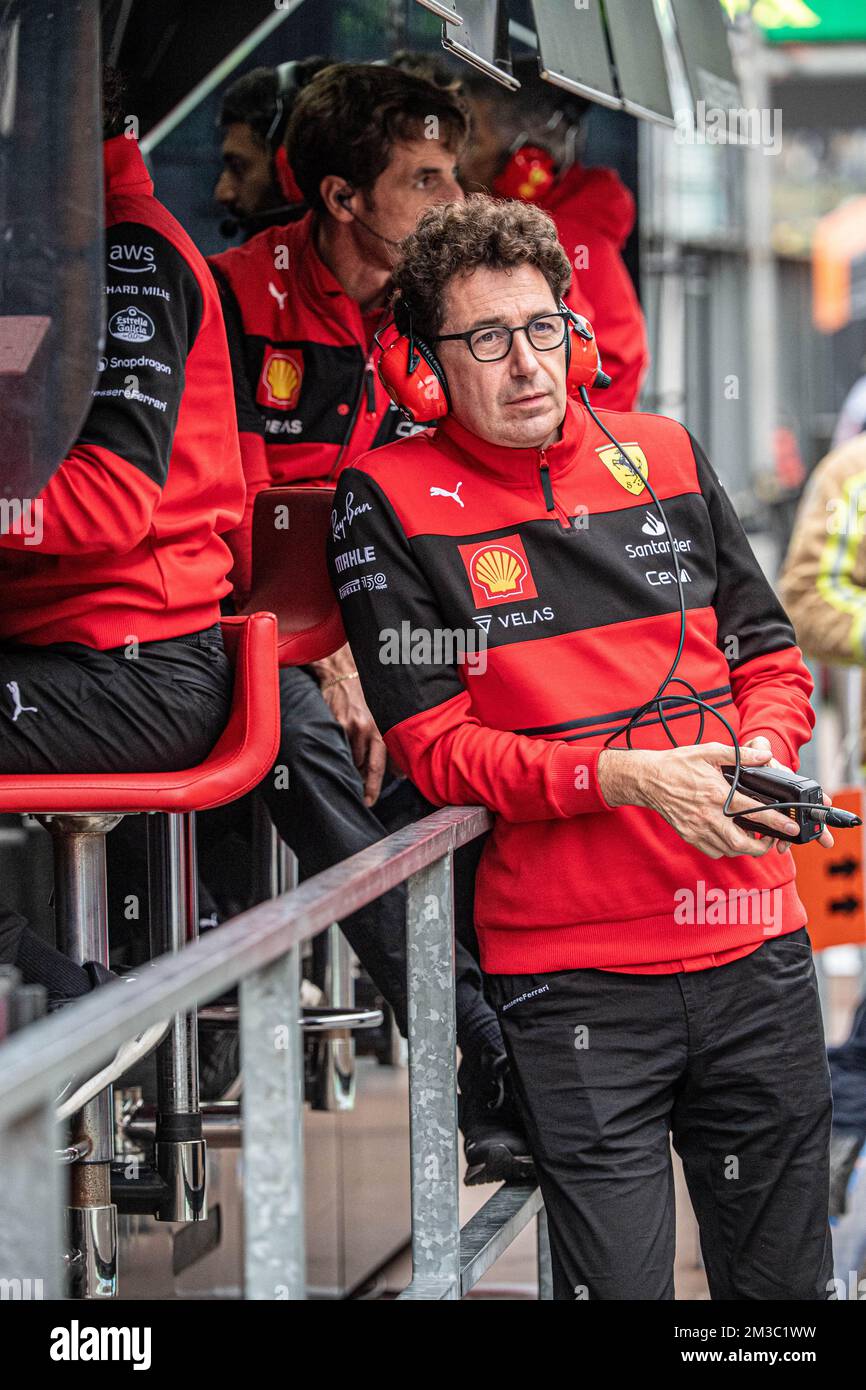 Scuderia Ferrari team principal Mattia Binotto pictured during a ...