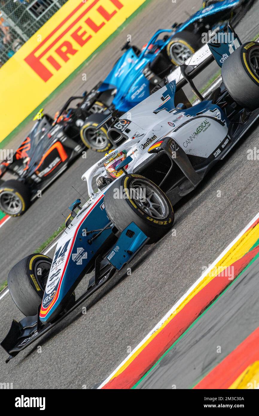 Campos Racing's Lirim Zendeli pictured in action during the F2 Grand ...