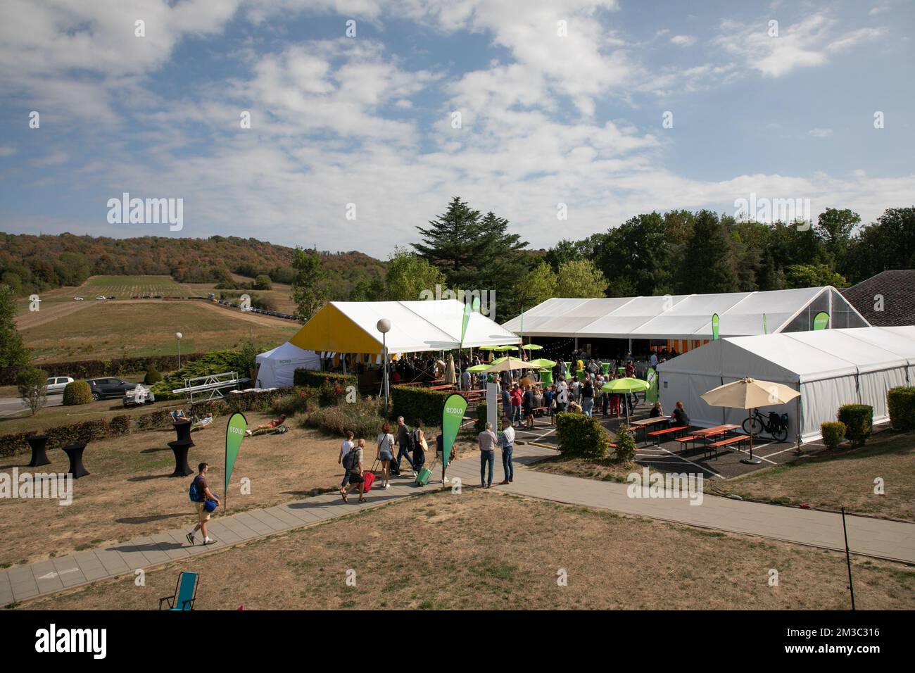 Ecolo, the French-speaking greens, hold a party meeting on Sunday 28 ...