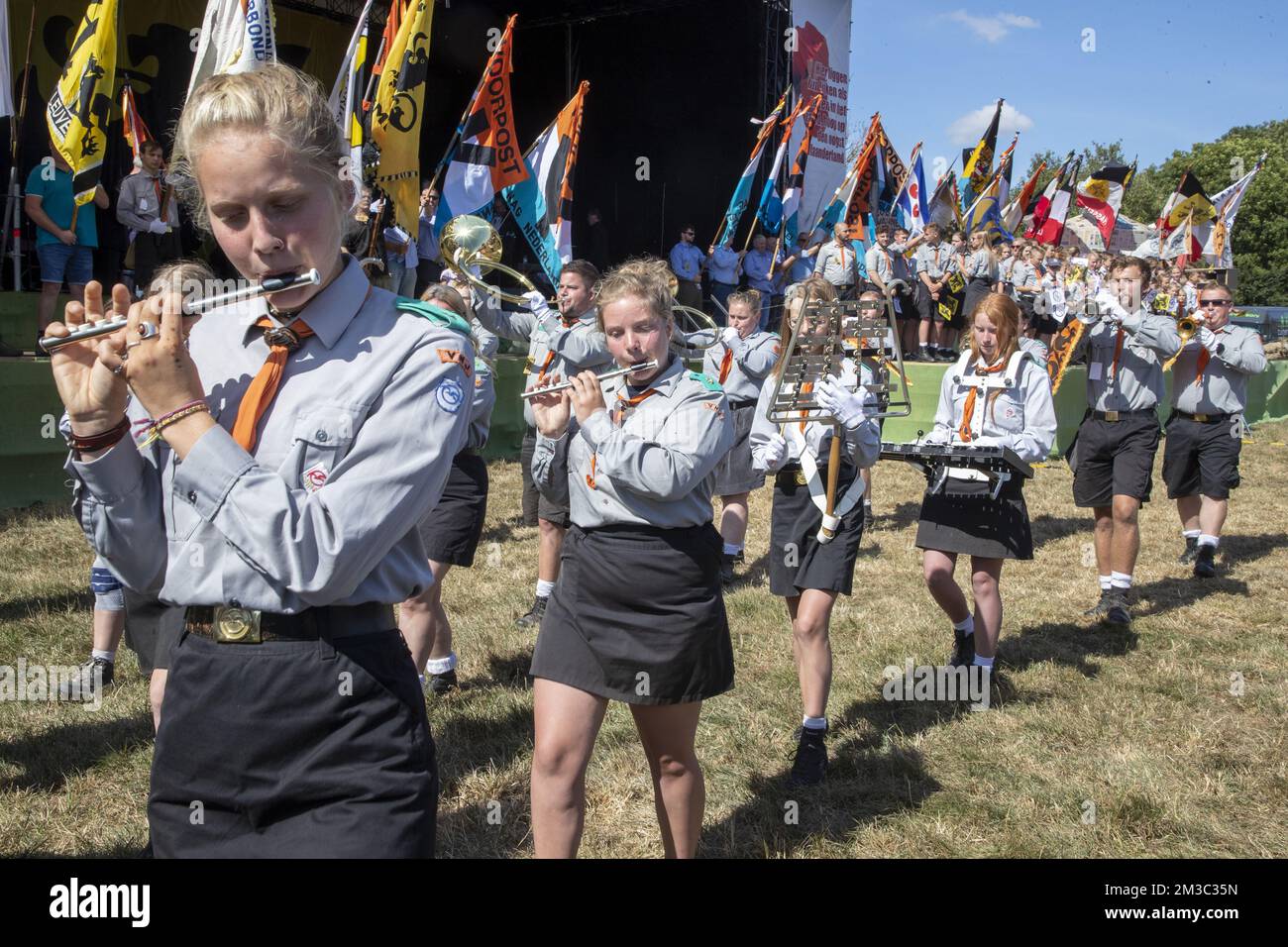 Illustration picture shows the 'IJzerwake' radical Flemish far-right ...