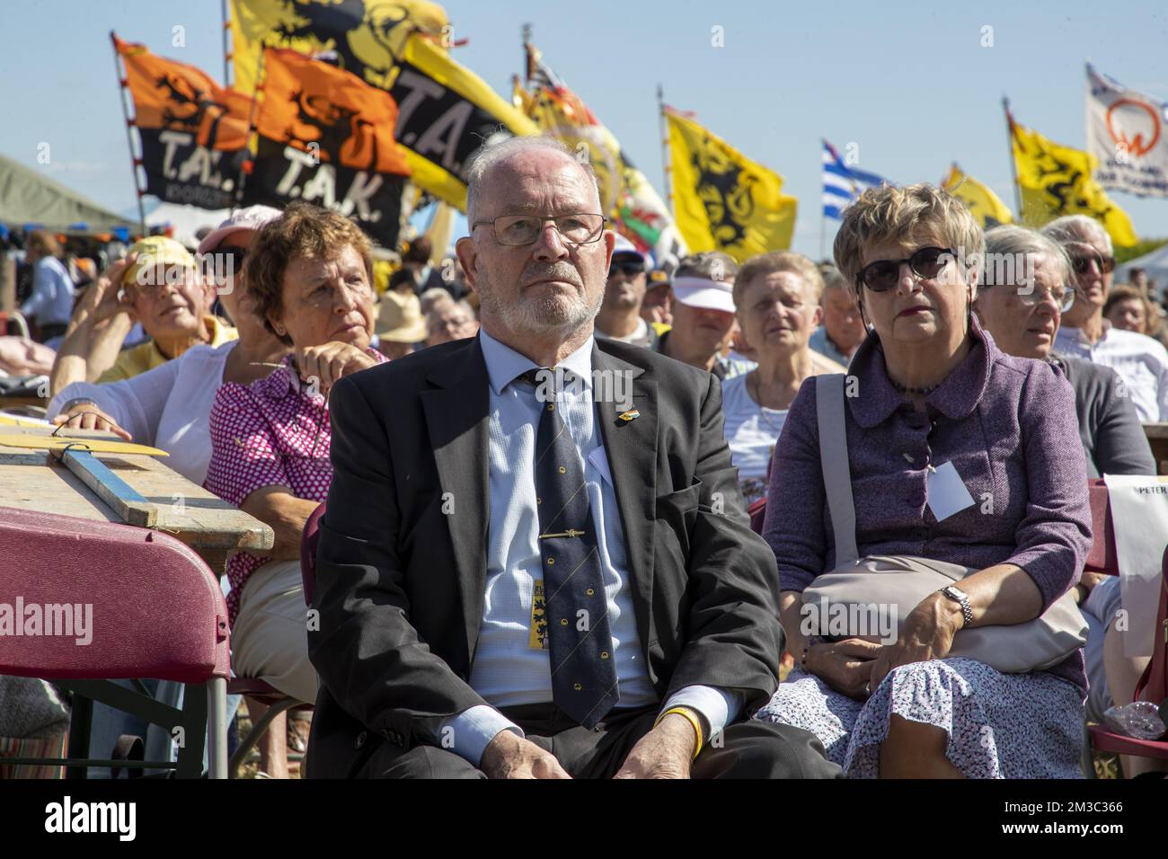 Wim De Wit pictured during the 'IJzerwake' radical Flemish far-right ...