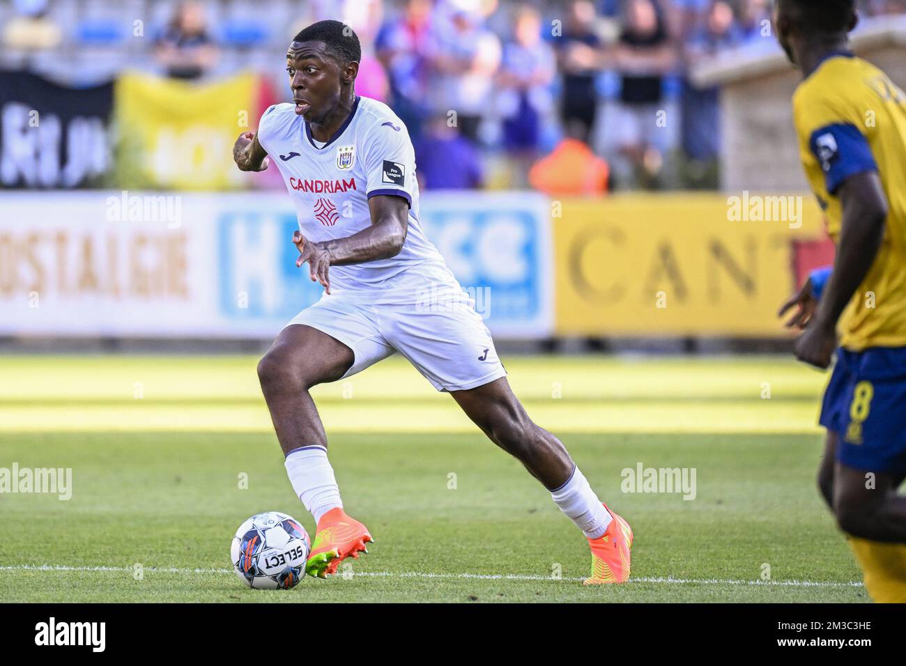 Anderlecht's Marco Kana pictured in action during a soccer match ...