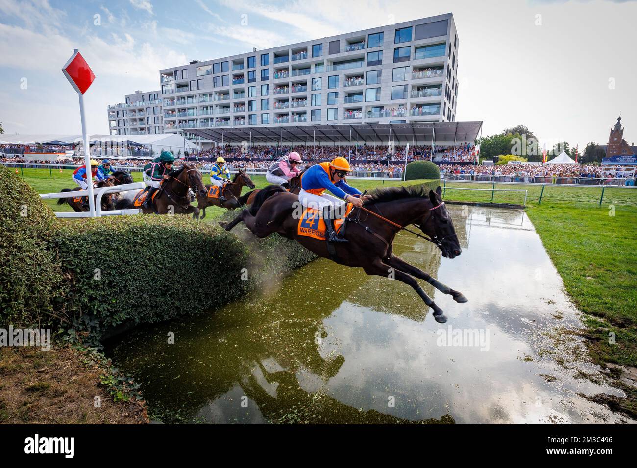 Illustration picture shows the yearly Waregem Koerse, 'Grote Steeple ...