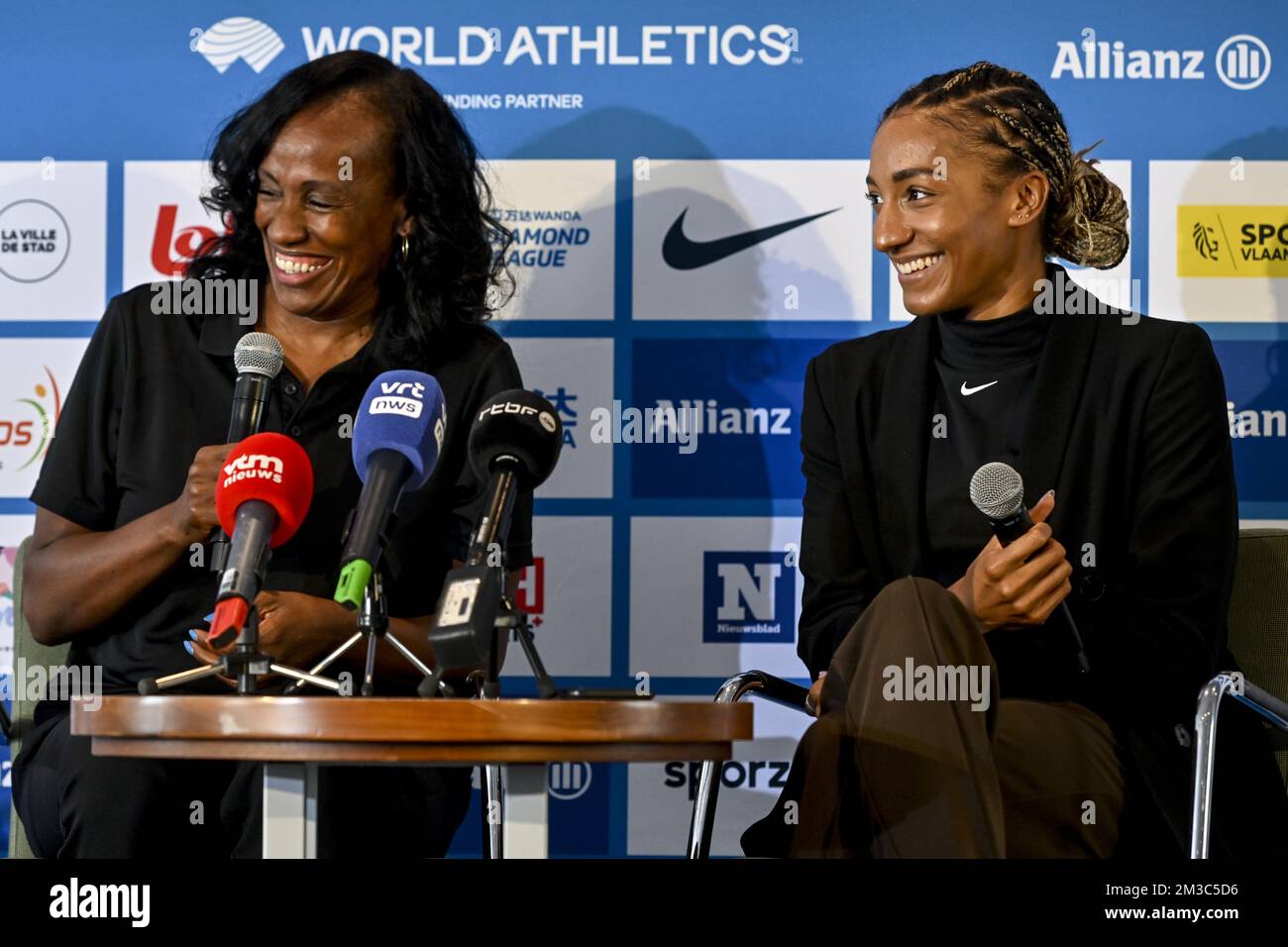 American Jackie Joyner Kersee and Belgian Nafissatou Nafi Thiam ...
