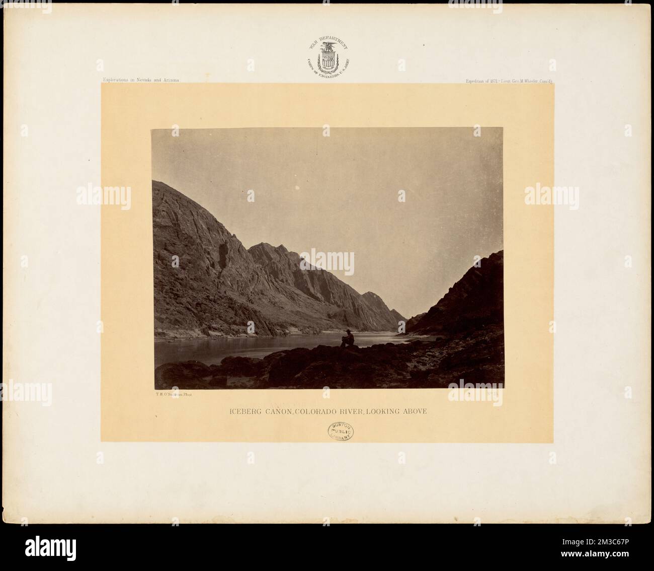 Iceberg Cañon, Colorado River, looking above ,. Photographs of the ...