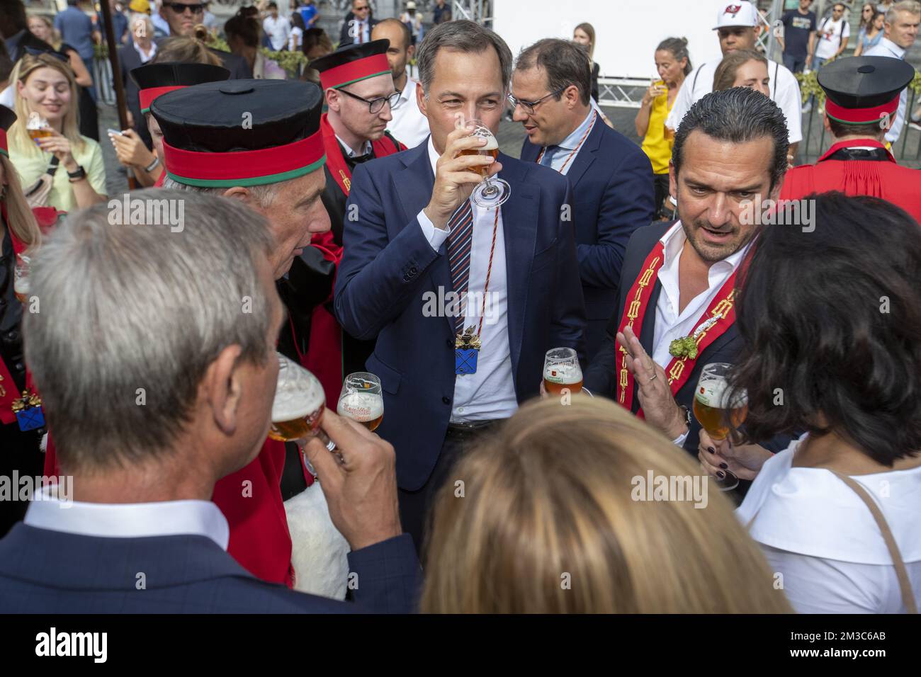 Prime Minister Alexander De Croo pictured during the 2022 edition of ...
