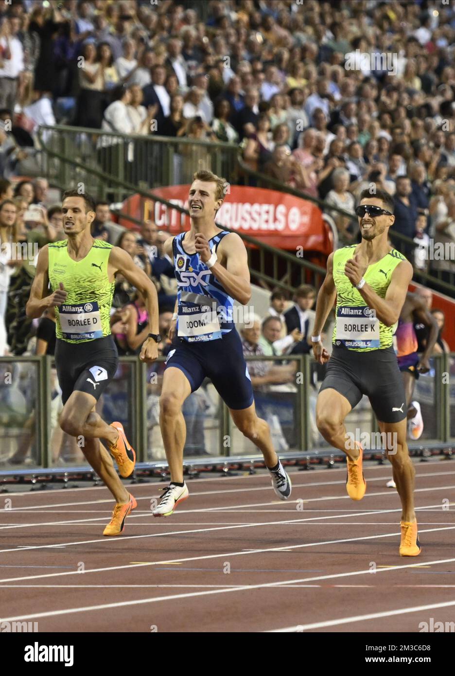 Belgian Dylan Borlee, Belgian Alexander Doom and Belgian Kevin Borlee ...