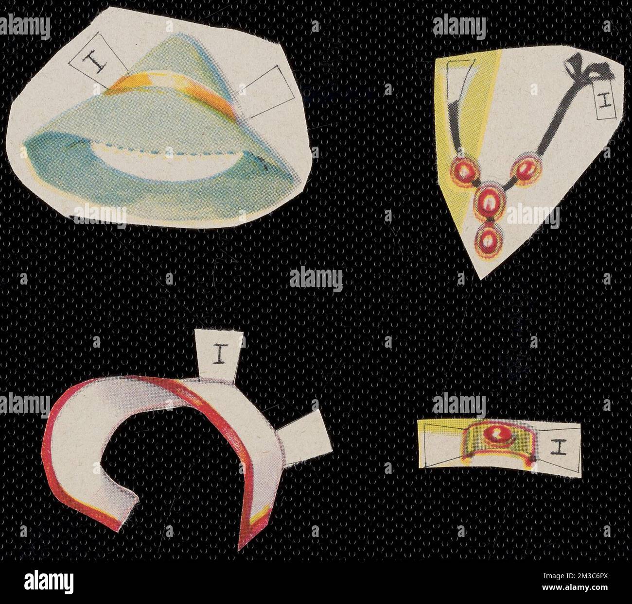 Ida paper doll accessories , Hats, Jewelry. Phyllis Tyler Paper Doll ...