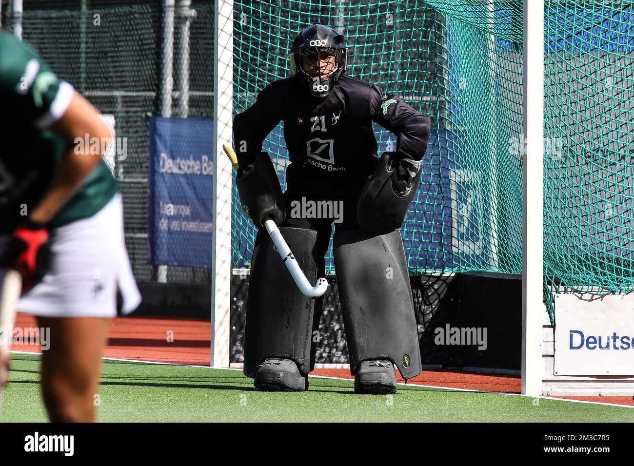 21 WatDucks' goalkeeper Aisling Dhooghe pictured during a hockey game ...