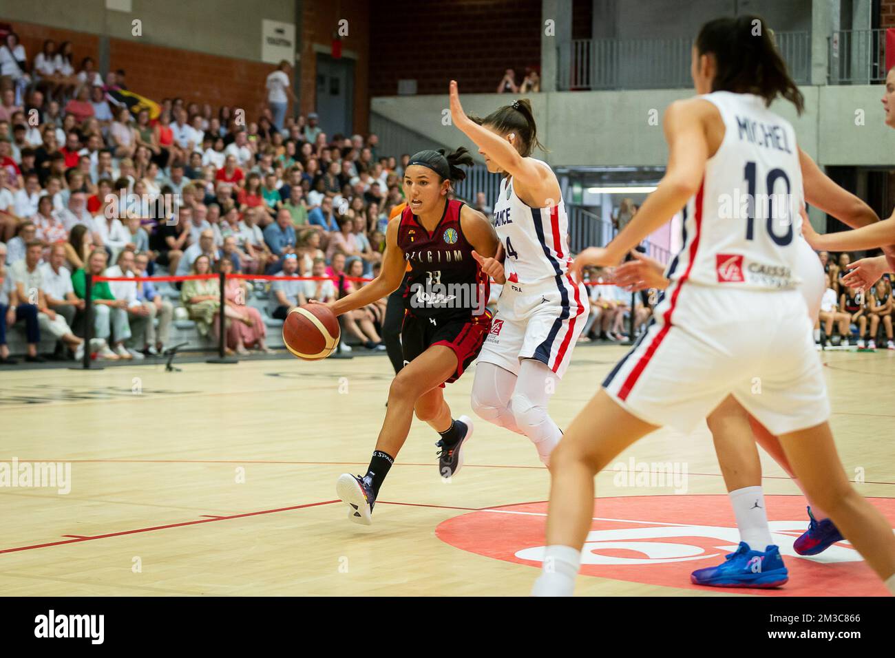Belgium's Hind Ben Abdelkader pictured in action during a friendly ...
