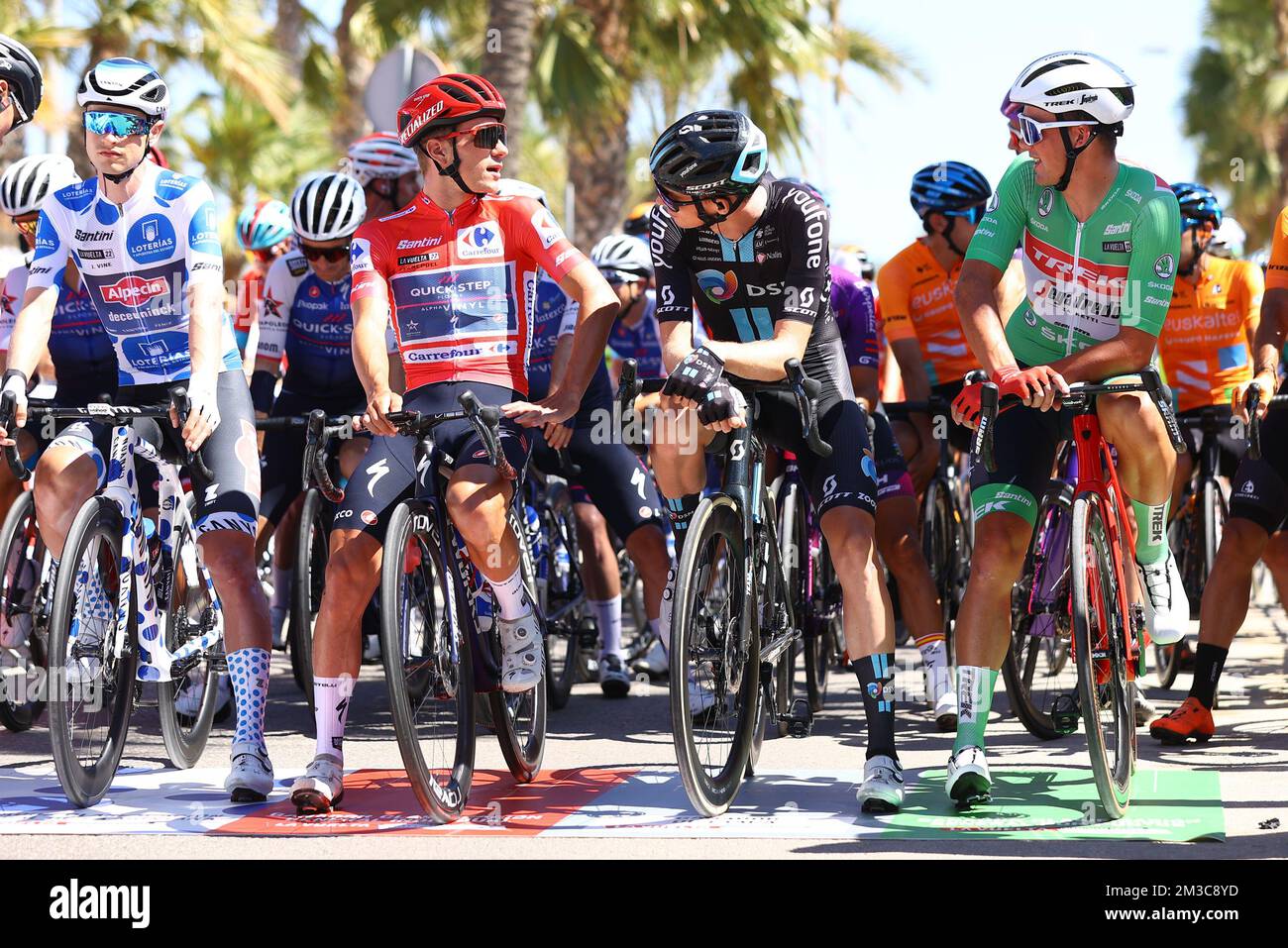 Australian Jay Vine of Alpecin-Fenix wearing the polka dot jersey ...