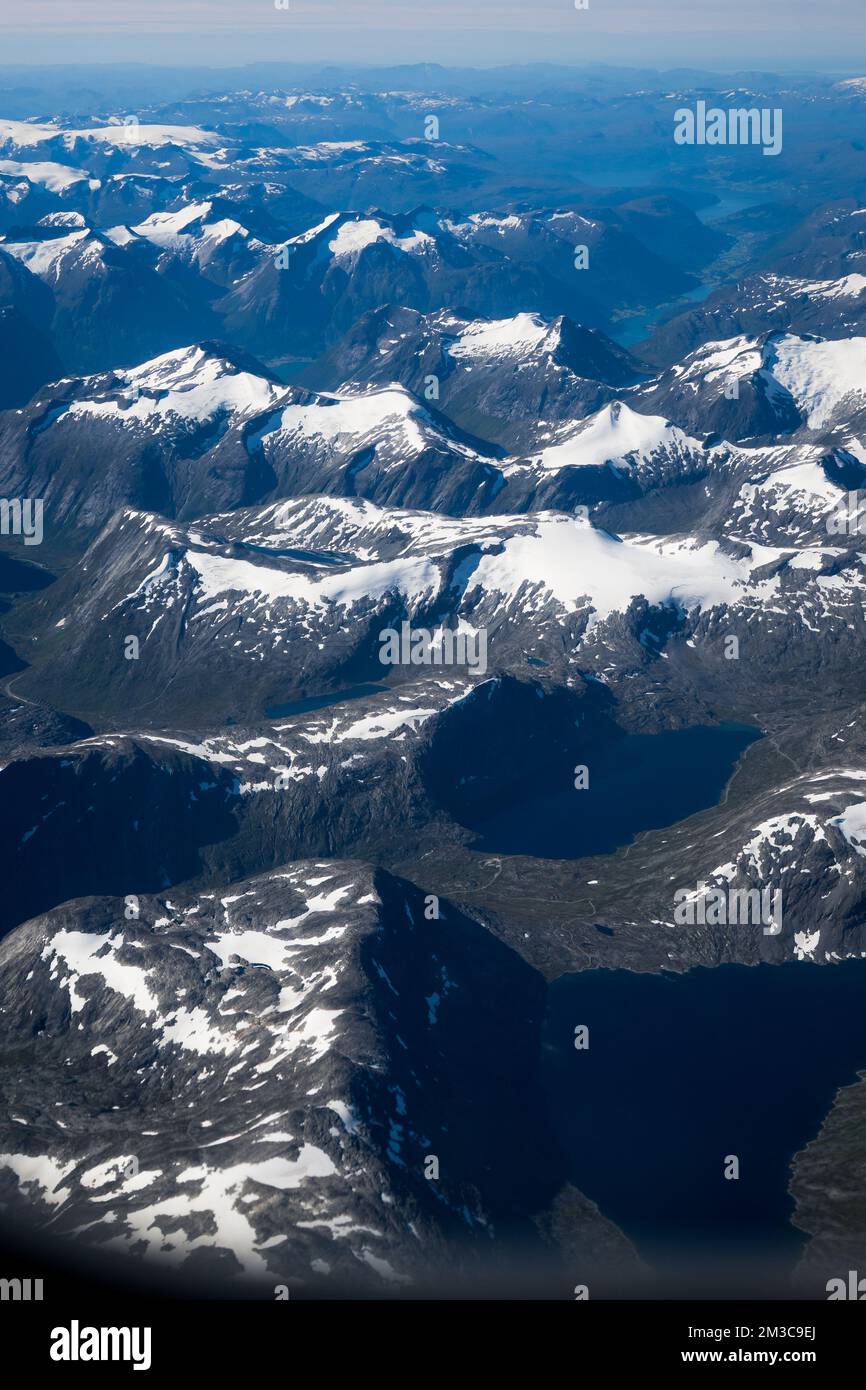 Illustration picture shows the Norwegian landscape seen from the ...