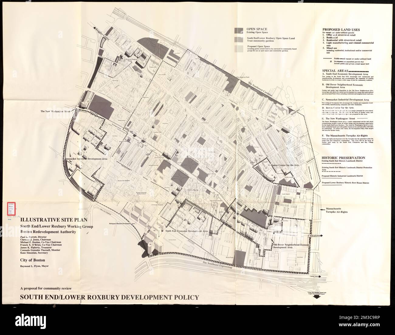 Illustrative site plan : a proposal for community review South End ...