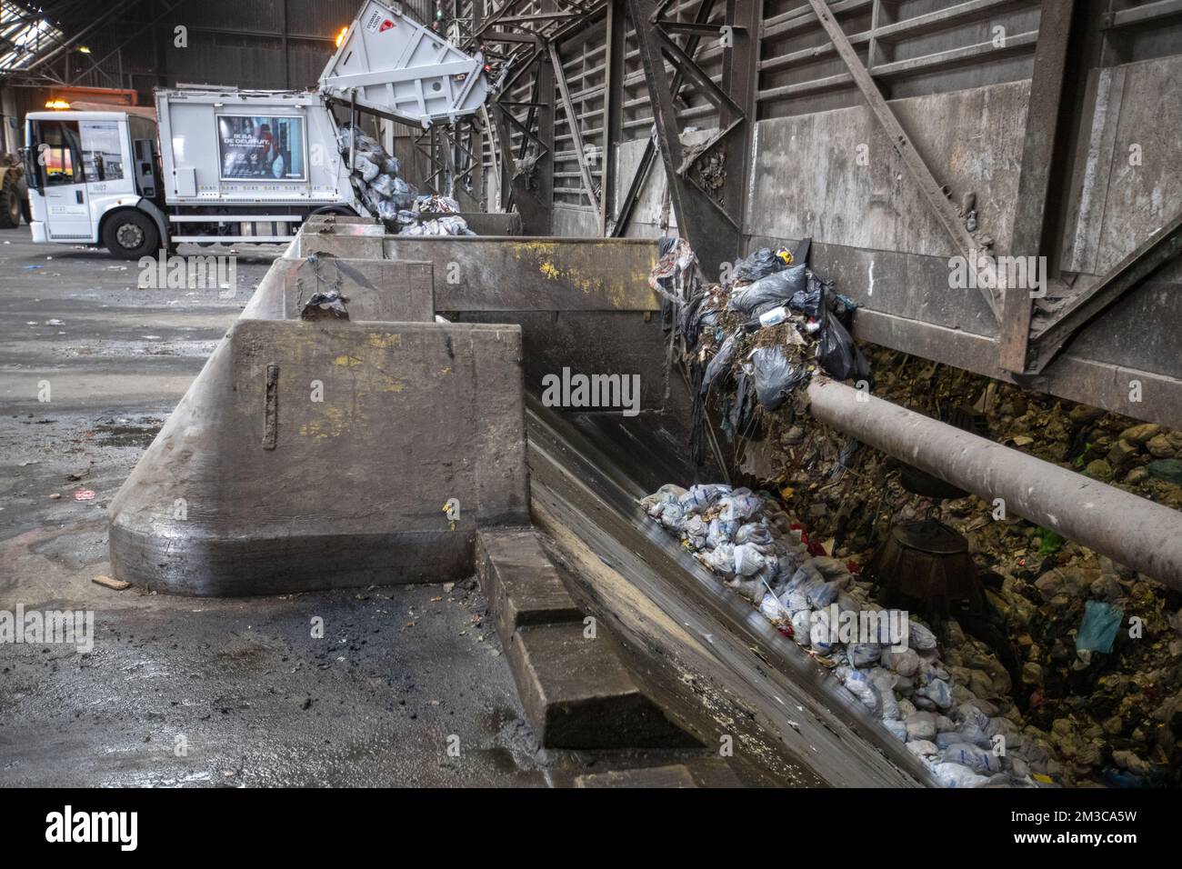 Illustration picture shows the incinerator of the Brussels Region, in ...