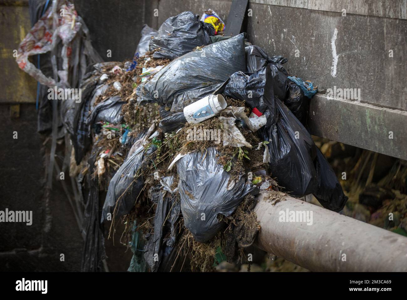 Illustration picture shows the incinerator of the Brussels Region, in ...