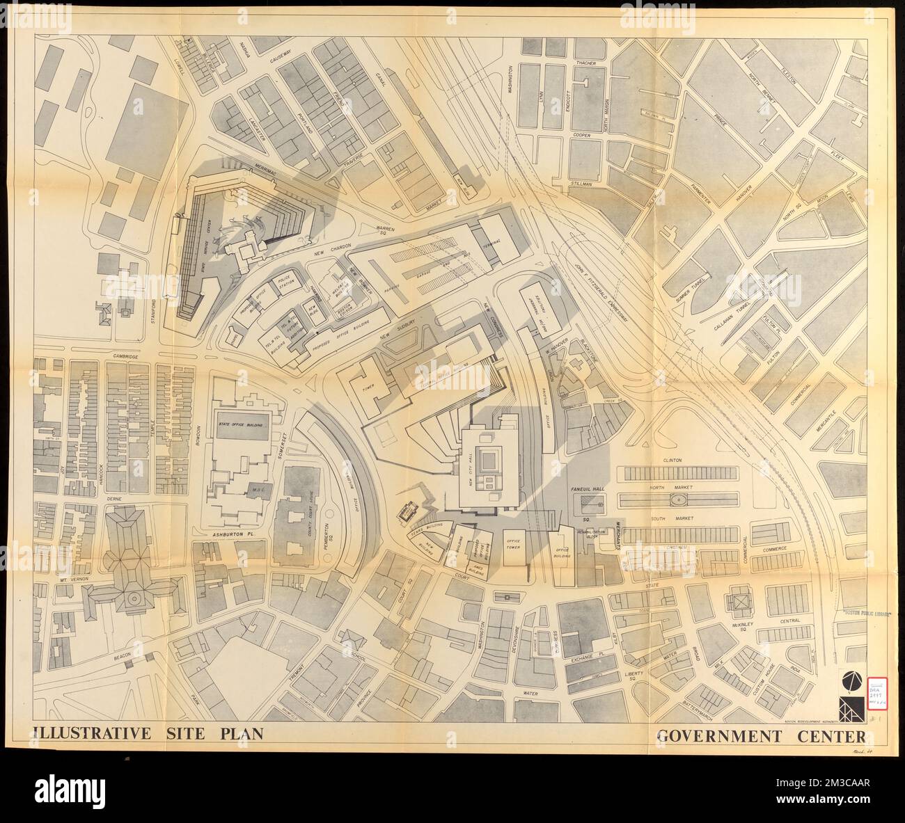Illustrative site plan : Government Center , Government Center Boston ...