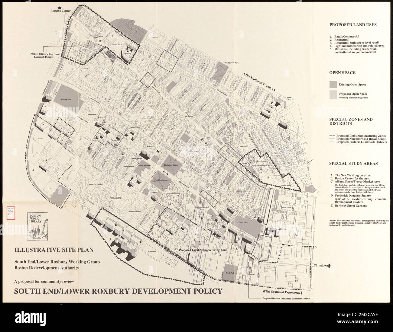 Illustrative site plan : a proposal for community review South End ...