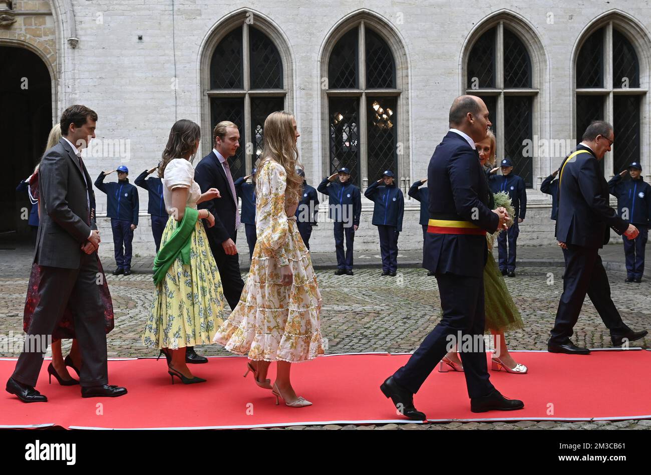 Prince Amedeo, Princess Laetitia Maria, Prince Joachim and Princess ...