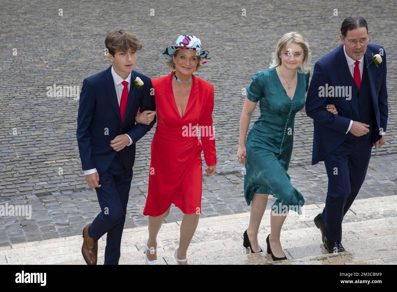 Oscar O'Hare, Princess Delphine, Josephine O'Hare and James O'Hare ...